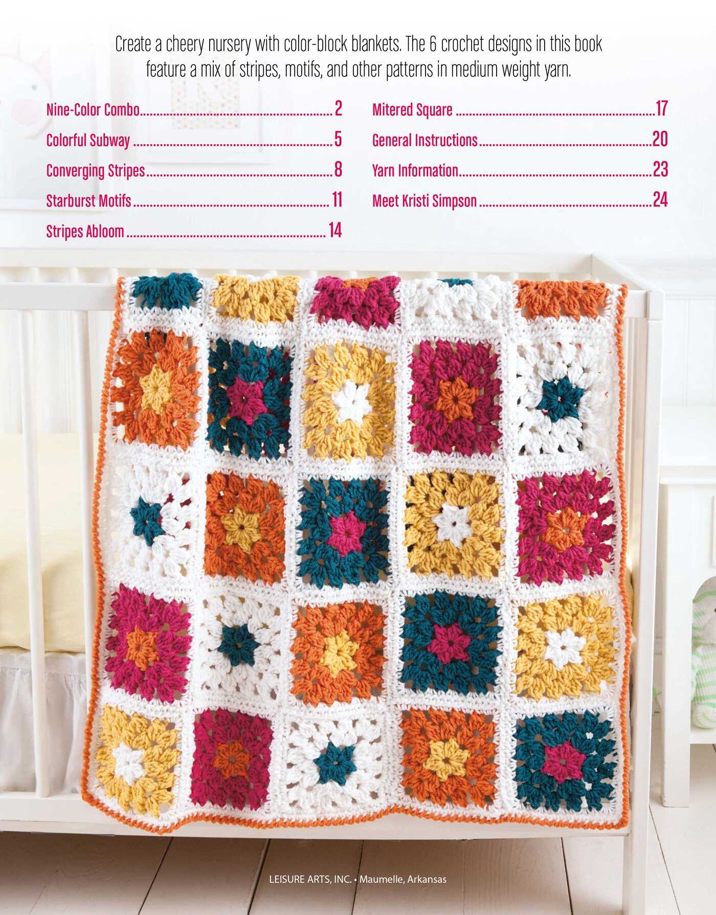 Color-Block Baby Blankets | Book by Kristi Simpson | Official Publisher ...