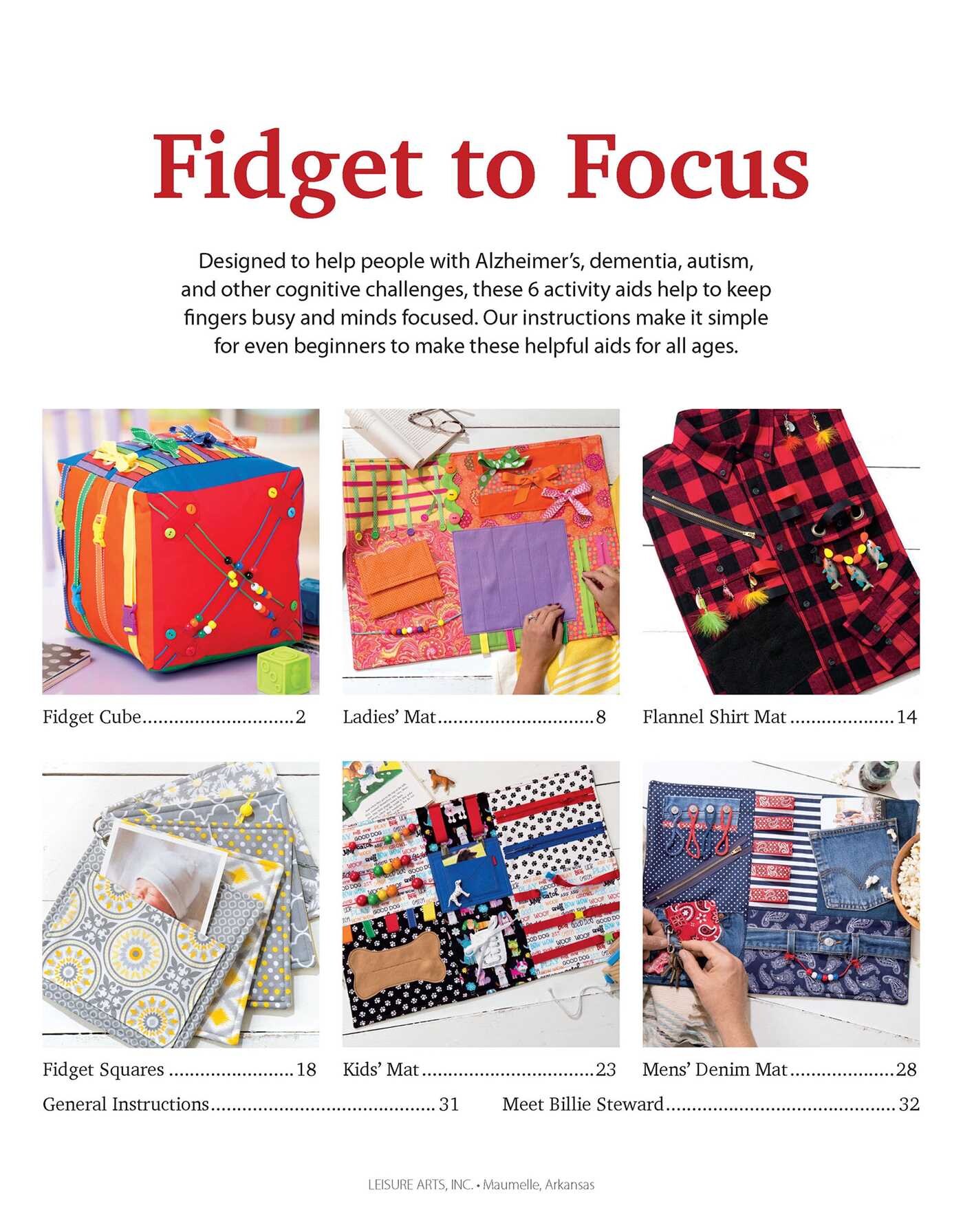 Fidget to Focus | Book by Billie Steward | Official Publisher Page ...