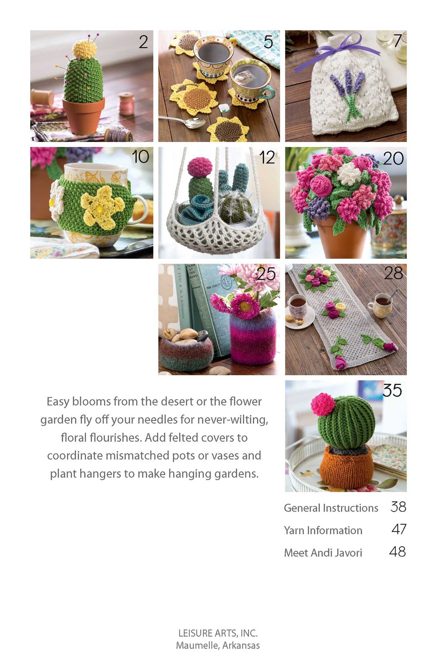 Stitch A Garden—18 Designs Charted for Beading and Cross Stitch | Book ...