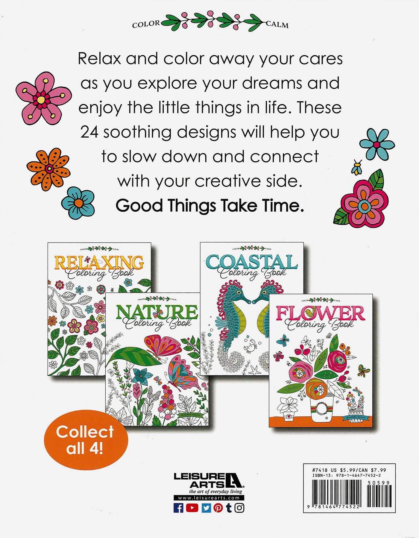 Relaxing Coloring Book | Book by Sarah Rena Clark | Official Publisher ...