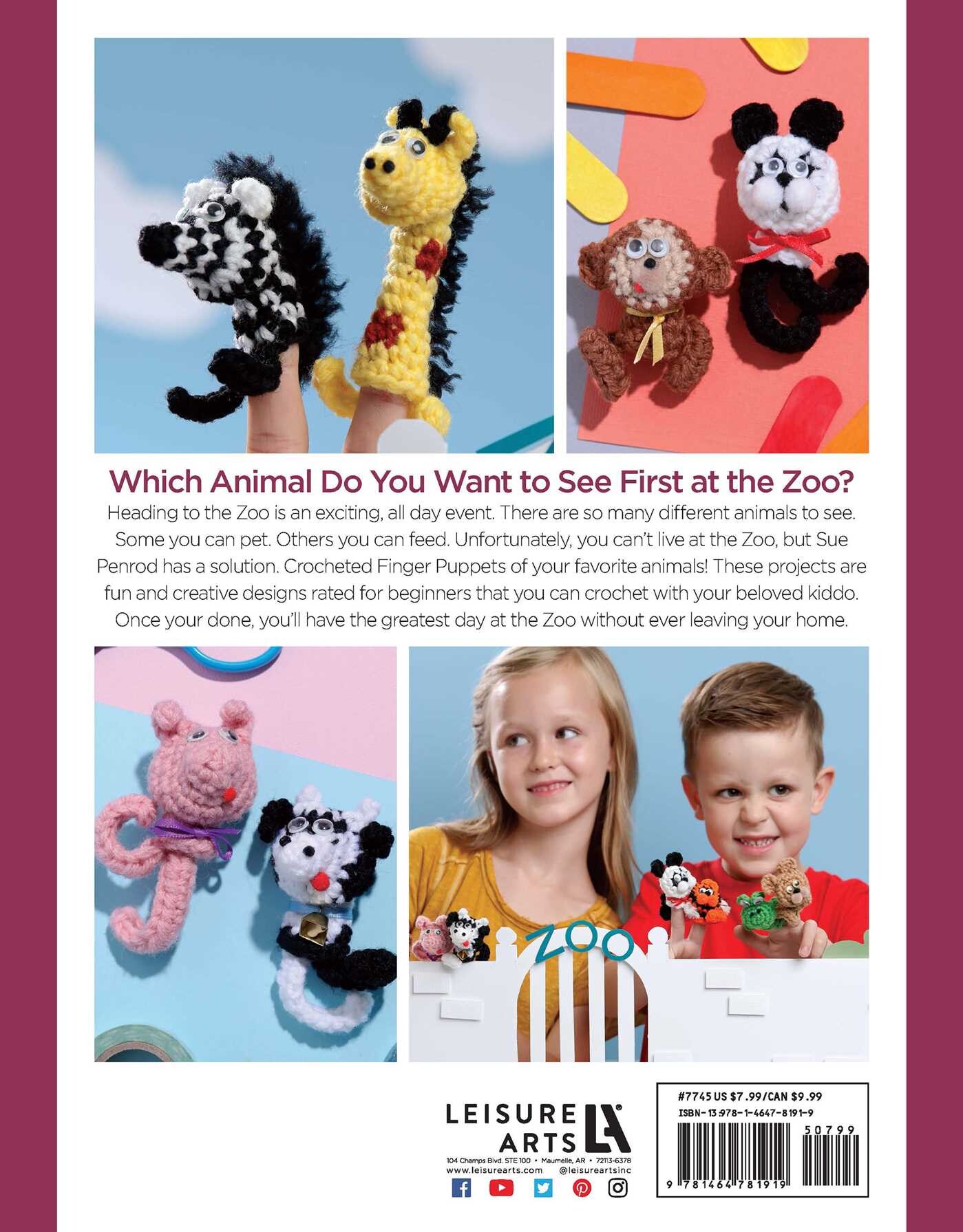 Finger Puppets At The Zoo | Book by Sue Penrod | Official Publisher ...