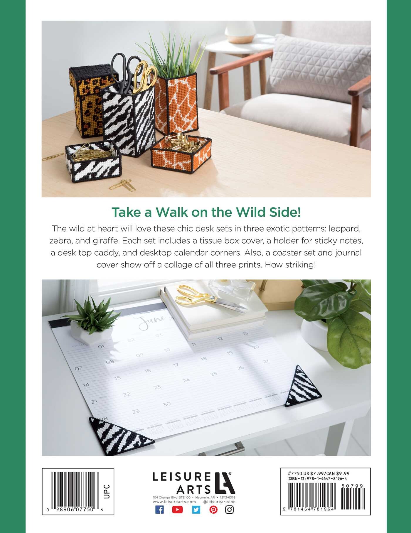 Wild for Style— Plastic Canvas Desk Sets and Accessories for Your Home ...