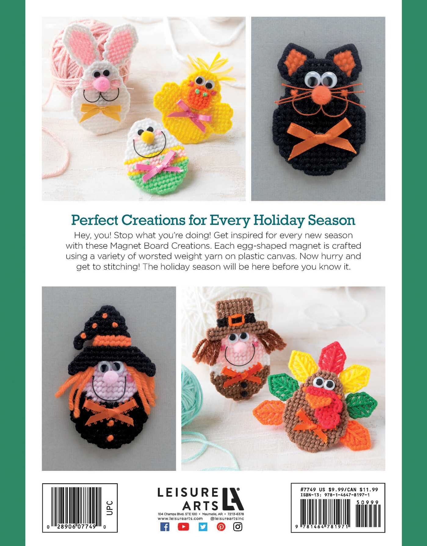 Magnet Board Creations in Plastic Canvas | Book by Leisure Arts ...