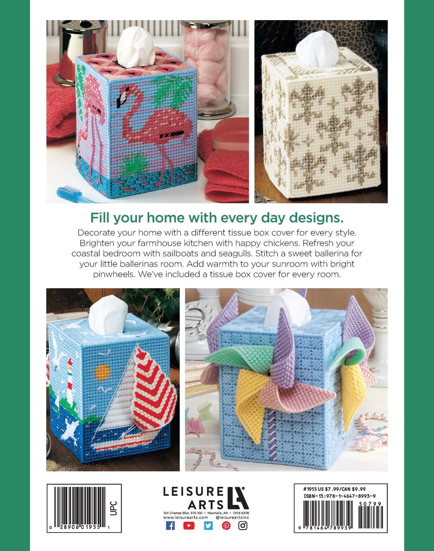 Room by Room Pastic Canvas Tissue Box Covers | Book by Conn Baker ...