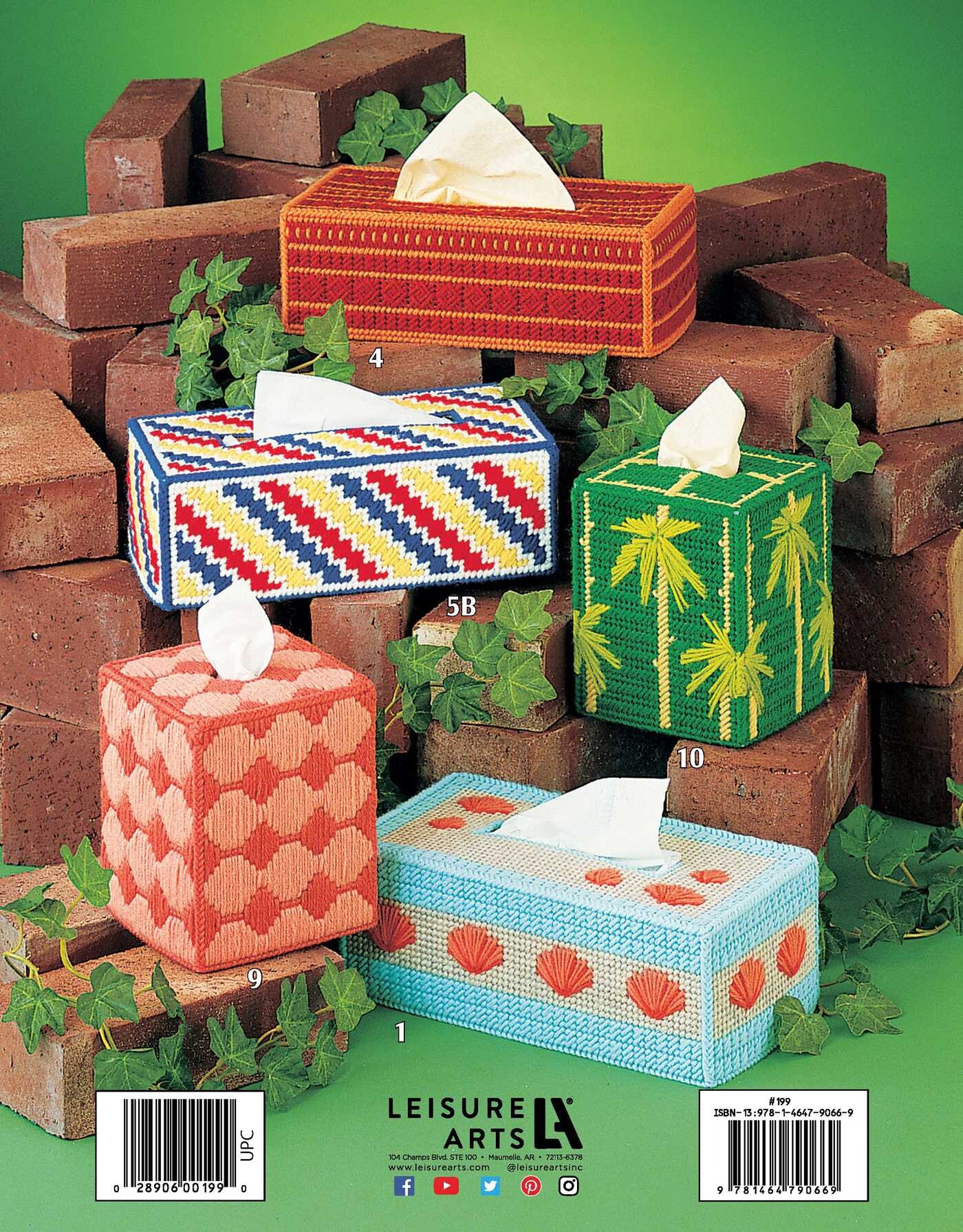 Tissue Box Covers for Plastic Canvas | Book by Leisure Arts | Official ...