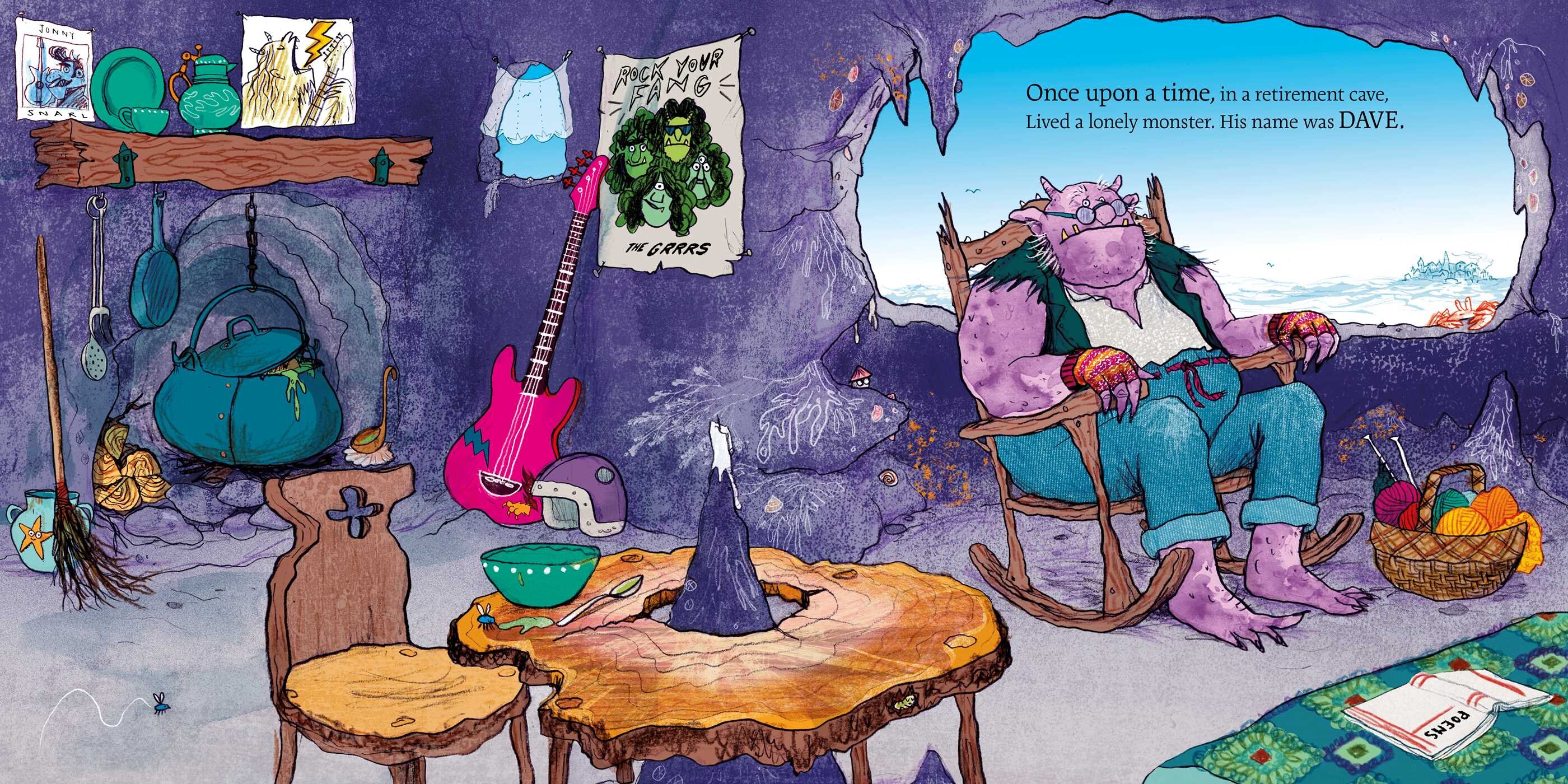 Dave the Lonely Monster | Book by Anna Kemp, Sara Ogilvie | Official ...