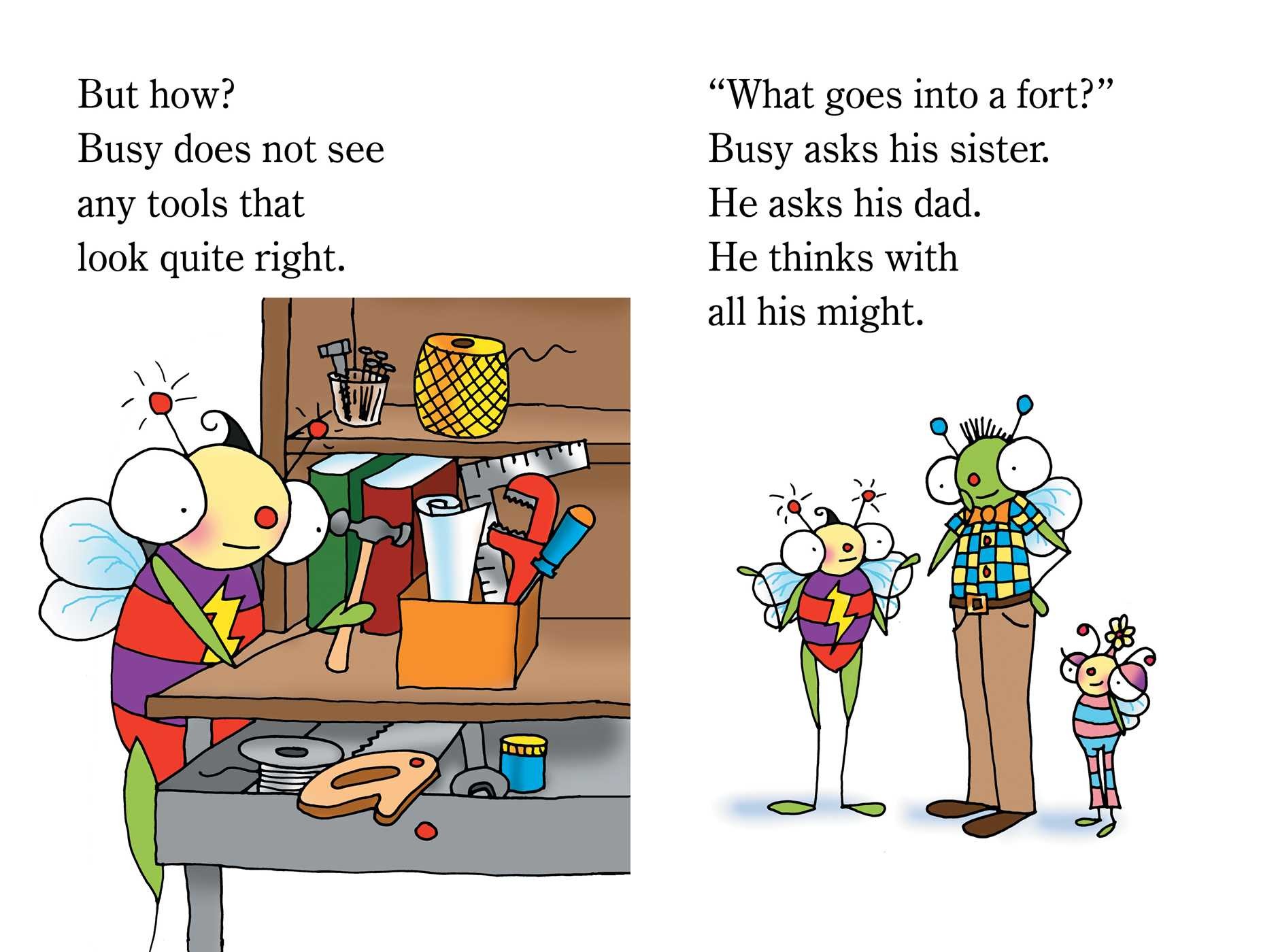 Busy Bug Builds a Fort | Book by David A. Carter | Official Publisher ...