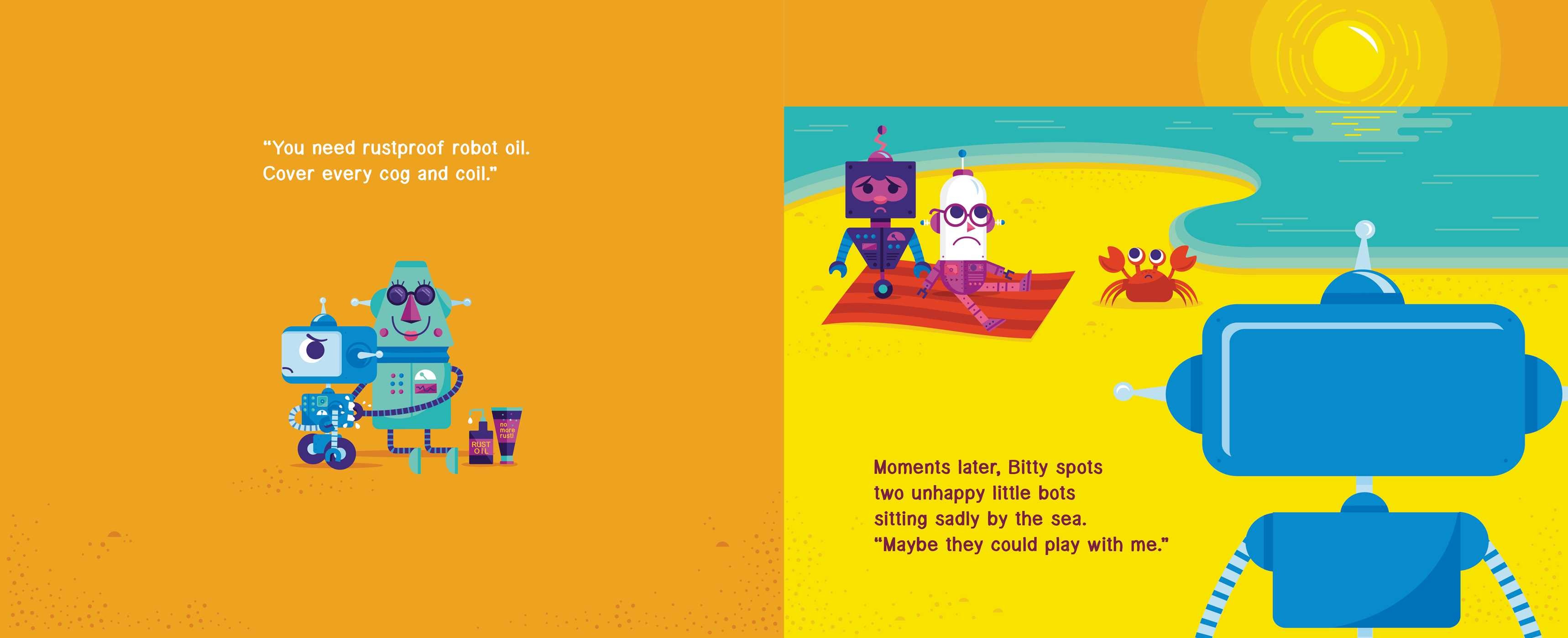 Bitty Bot's Big Beach Getaway | Book by Tim McCanna, Tad Carpenter ...