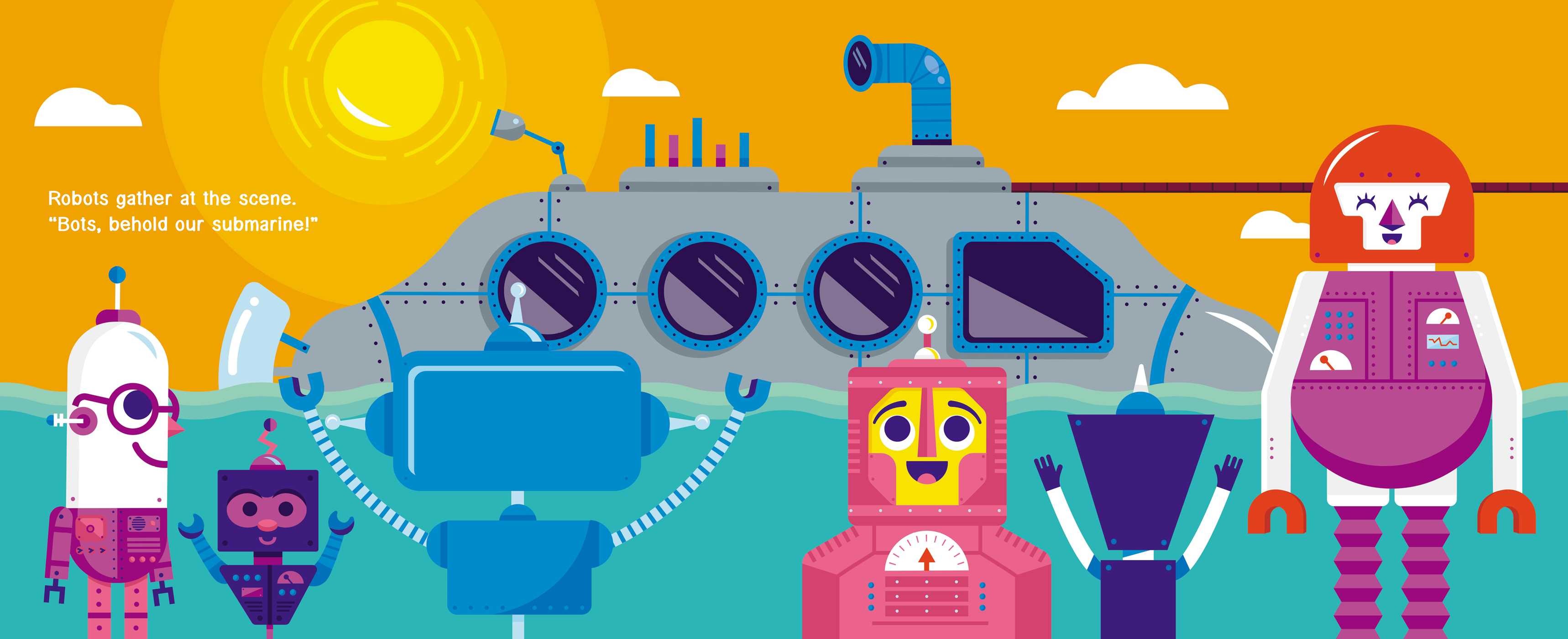 Bitty Bot's Big Beach Getaway | Book by Tim McCanna, Tad Carpenter ...