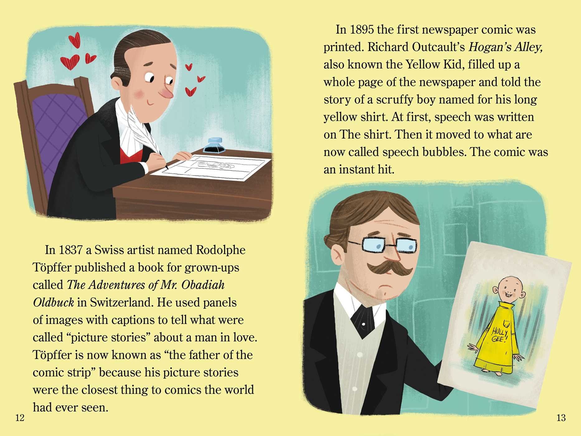 The Colorful Story of Comics | Book by Patricia Lakin, Rob McClurkan ...