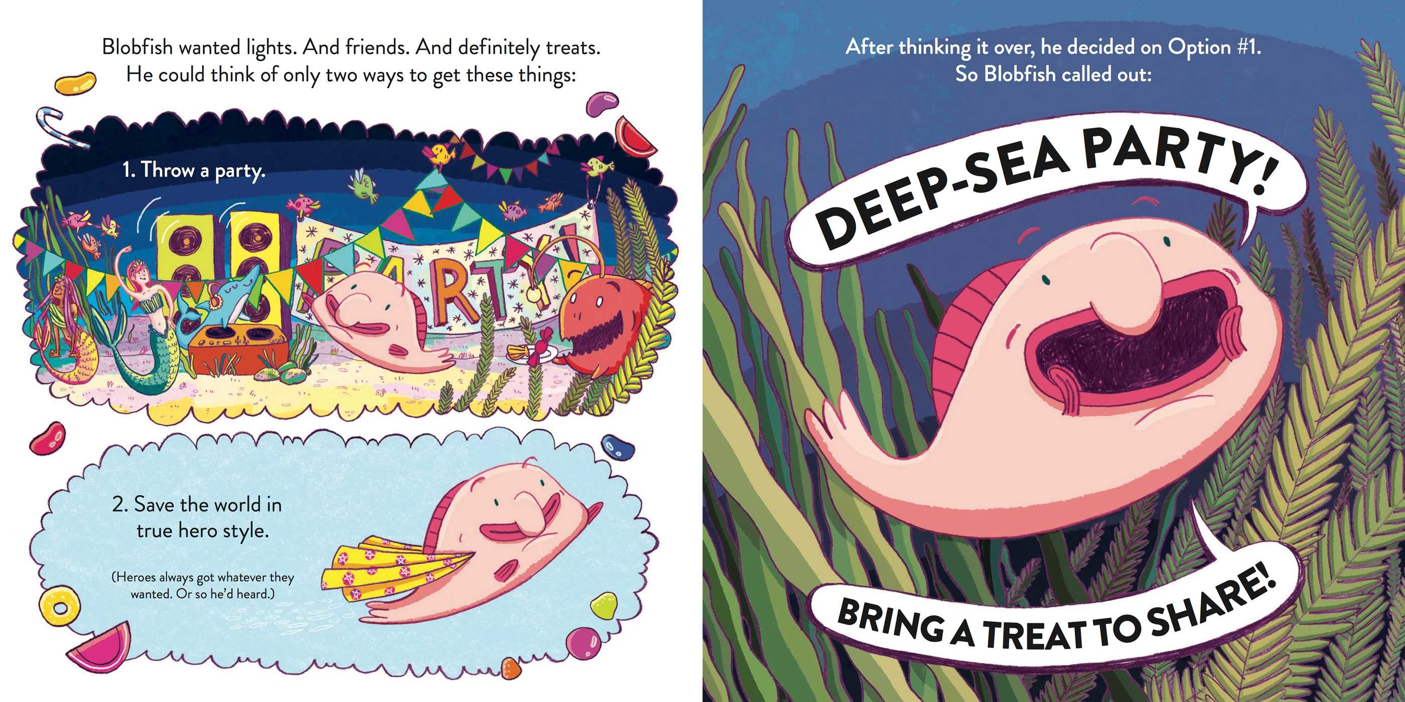 Blobfish Throws a Party | Book by Miranda Paul, Maggie Caton, Margret ...