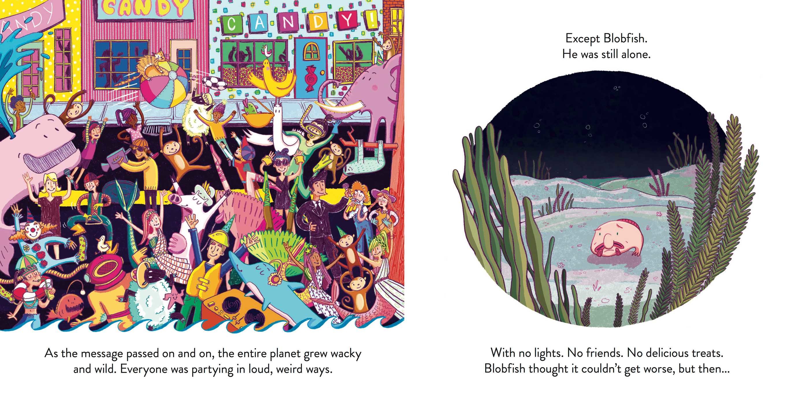 Blobfish Throws a Party | Book by Miranda Paul, Margret Caton ...