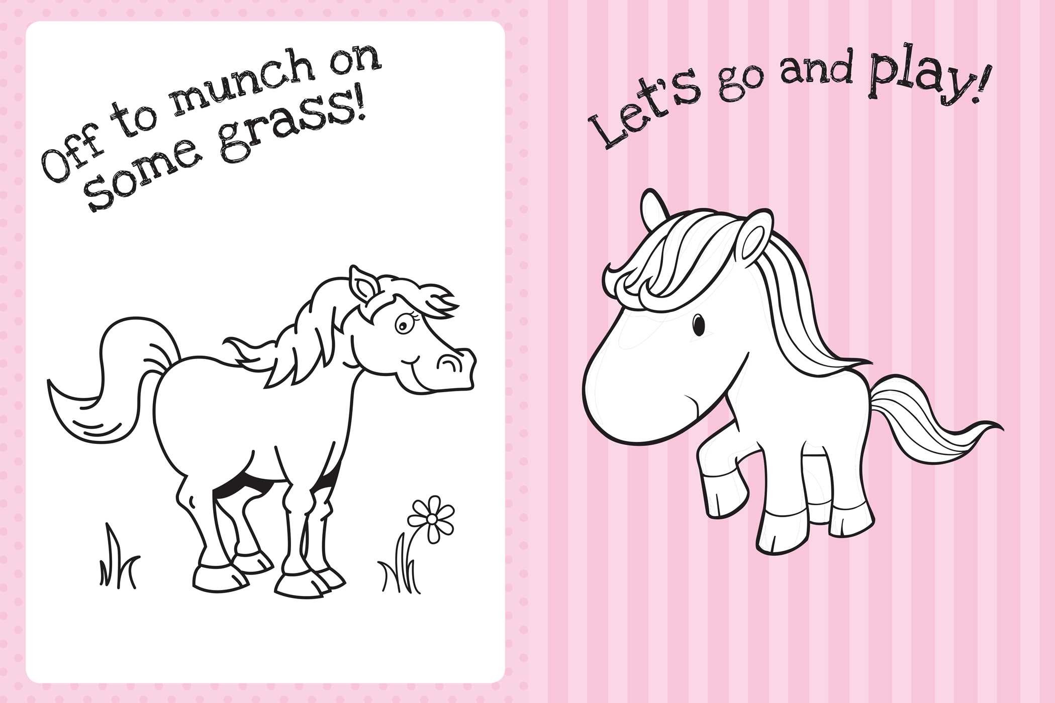 The Too Cute Coloring Book: Ponies | Book by little bee books, Little ...
