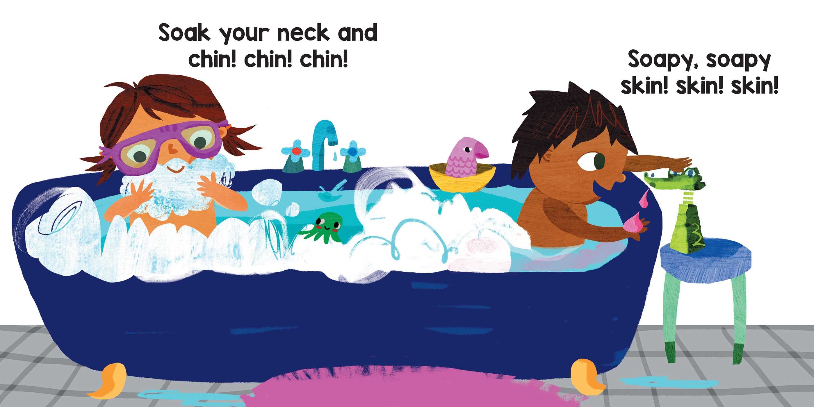 Bath! Bath! Bath! (A Baby Steps Bath Time Board Book for Toddlers ...