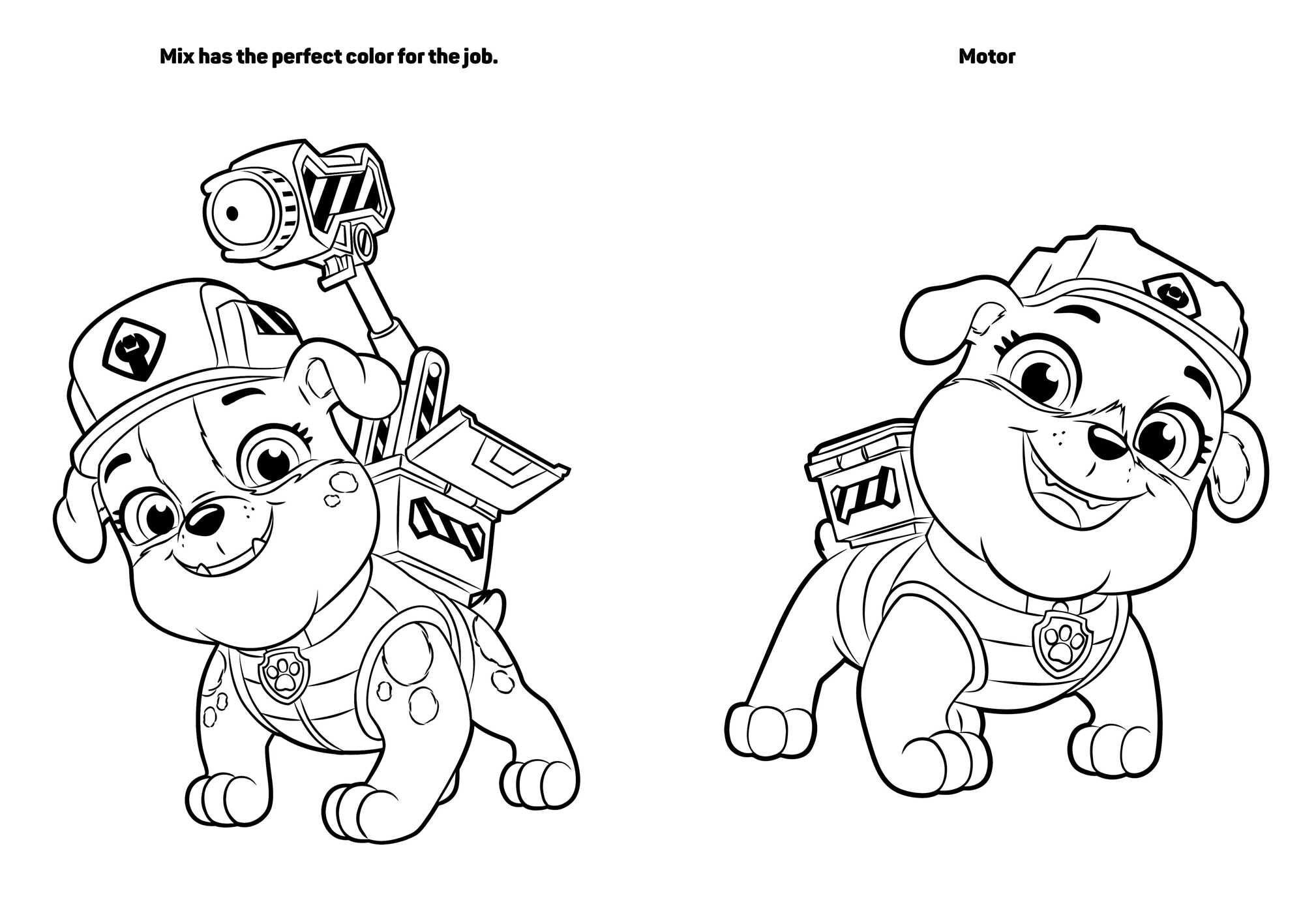 Rubble & Crew: My First Big Book of Coloring (A Rubble & Crew ...