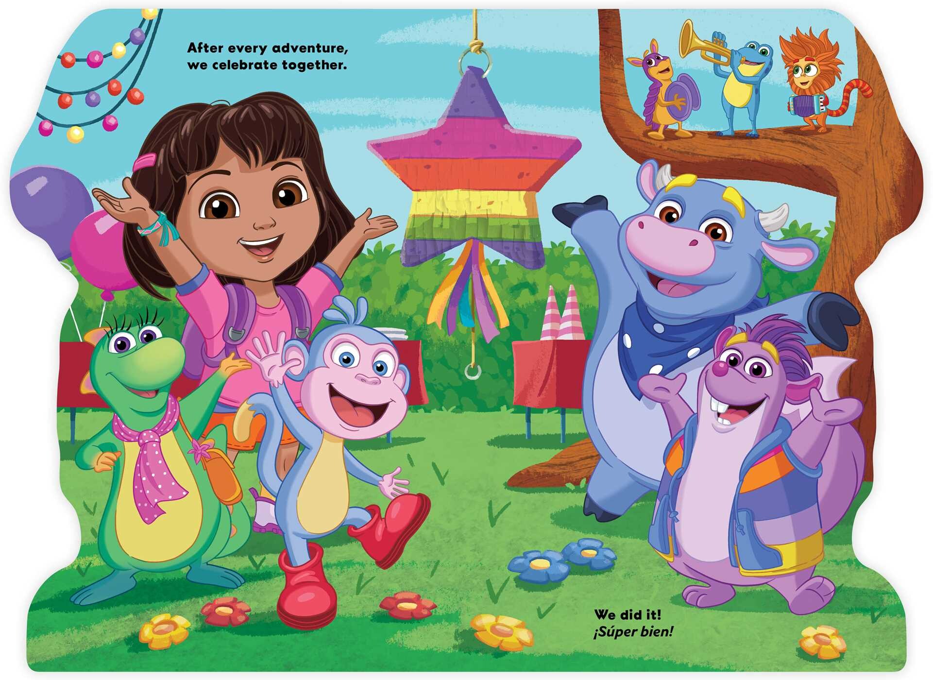 Dora: ¡Hola, Soy Dora! (A Dora Nickelodeon English-Spanish Bilingual Shaped Board Book for Kids ...