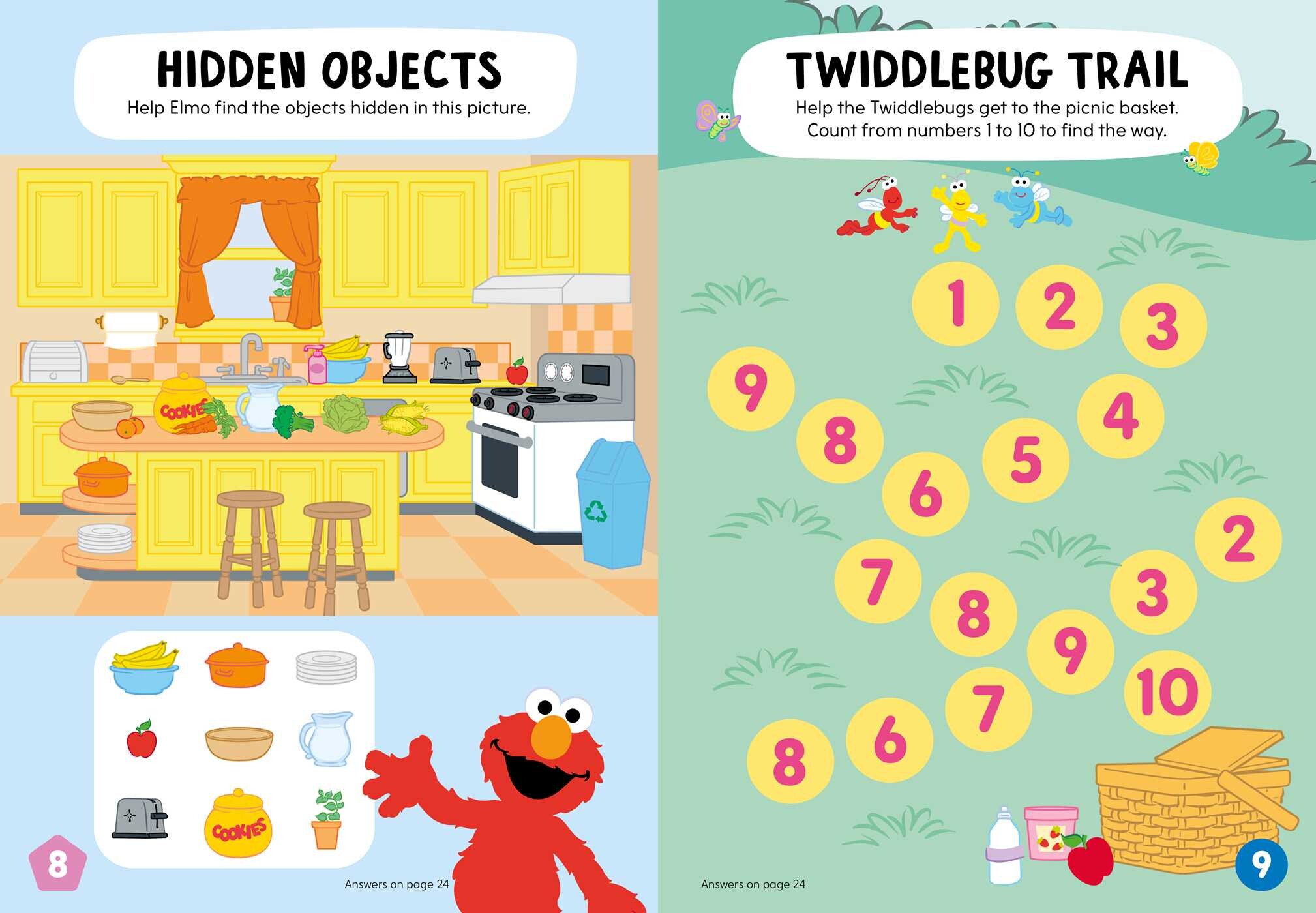 Sesame Street: Sunny Days Puffy Sticker and Activity Book (A Sesame ...