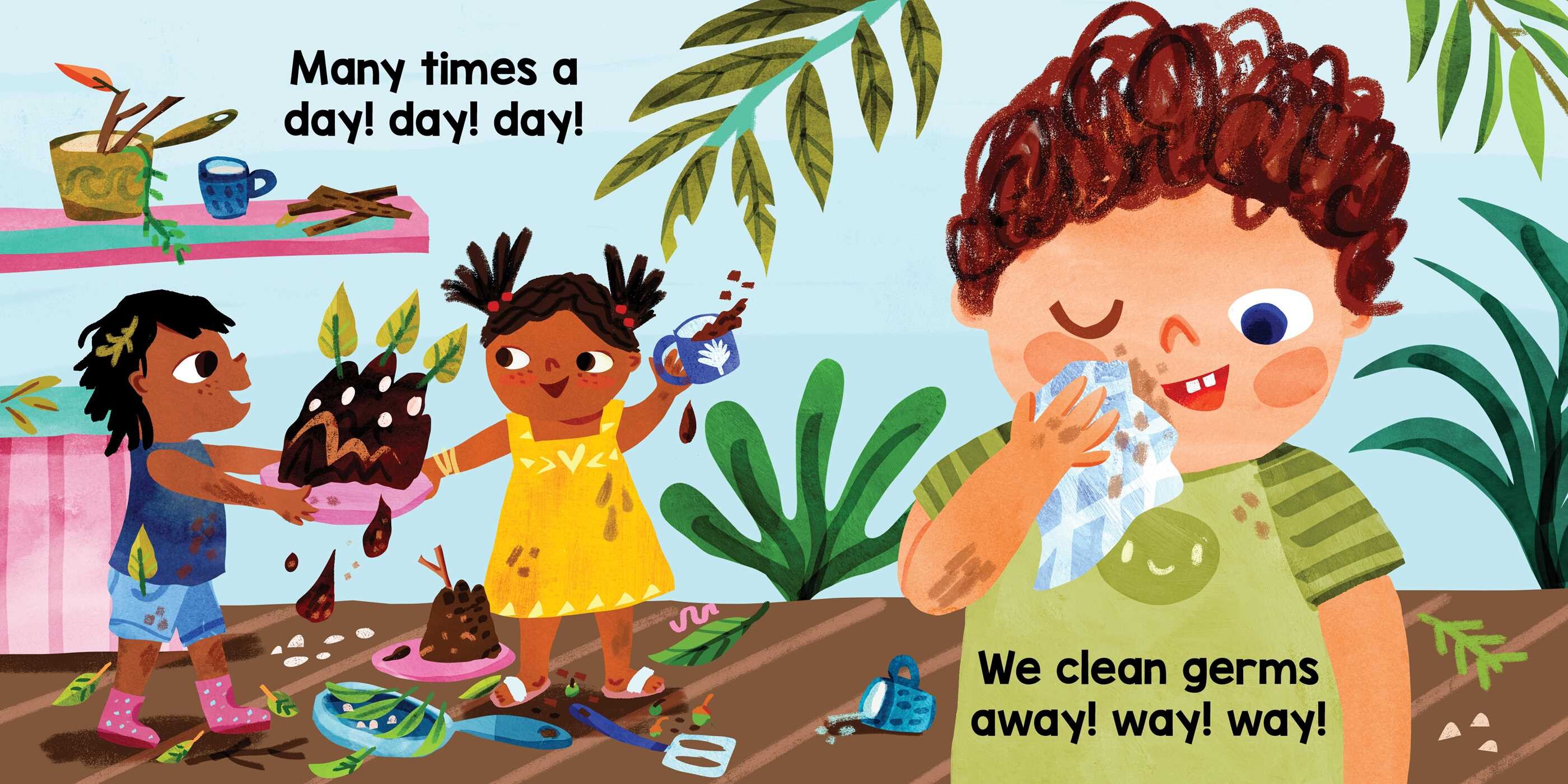 Wash! Wash! Wash! (A Baby Steps Hand Washing Board Book for Toddlers ...