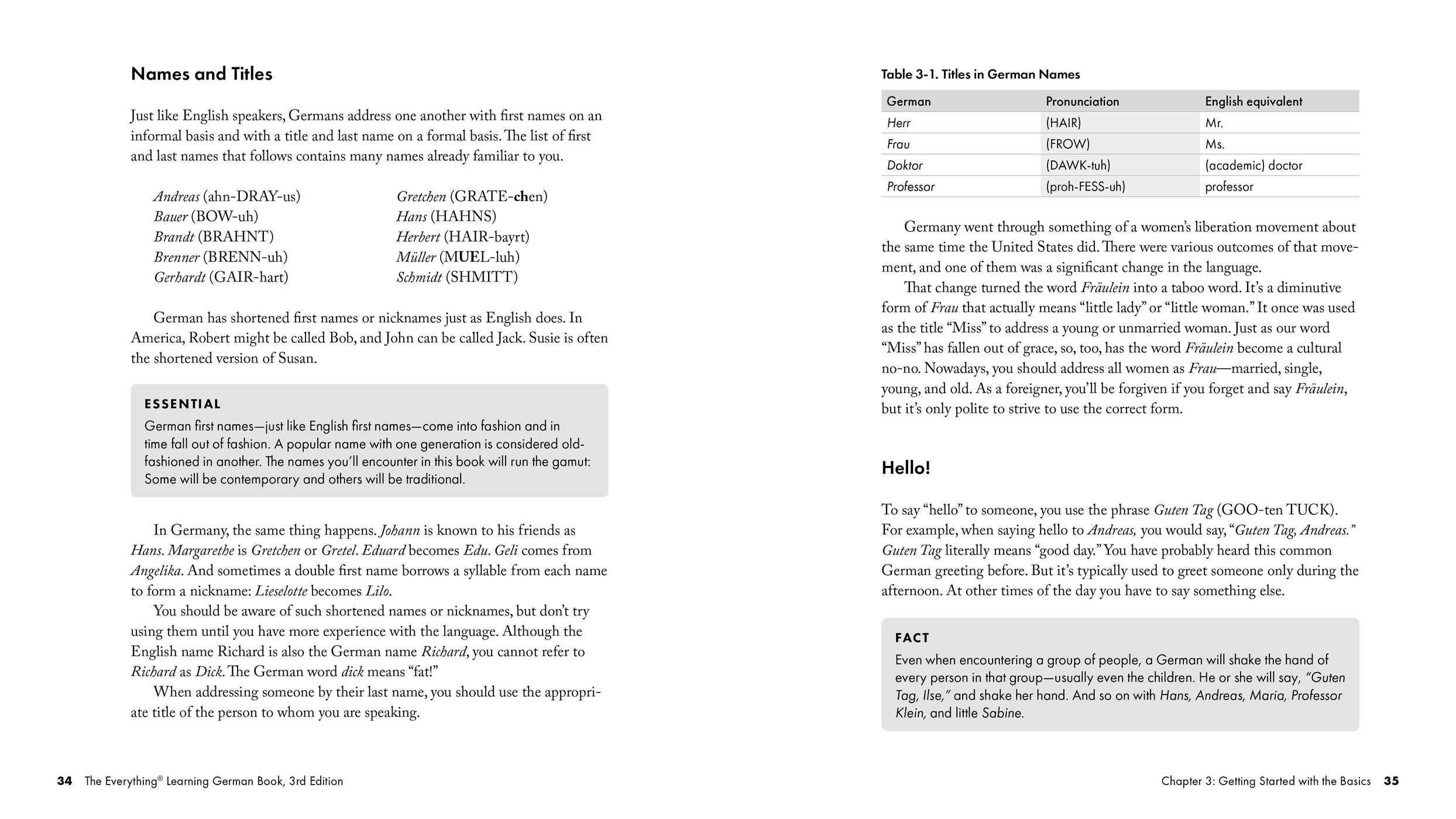 The Everything Learning German Book, 3rd Edition | Book by Edward Swick | Official Publisher ...