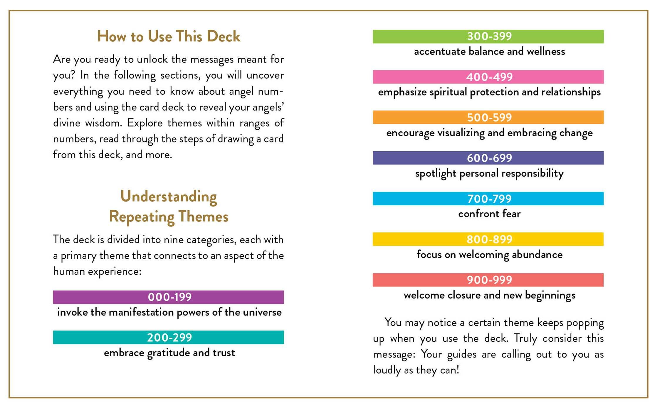 The Angel Numbers Deck - Book Summary & Video | Official Publisher Page ...