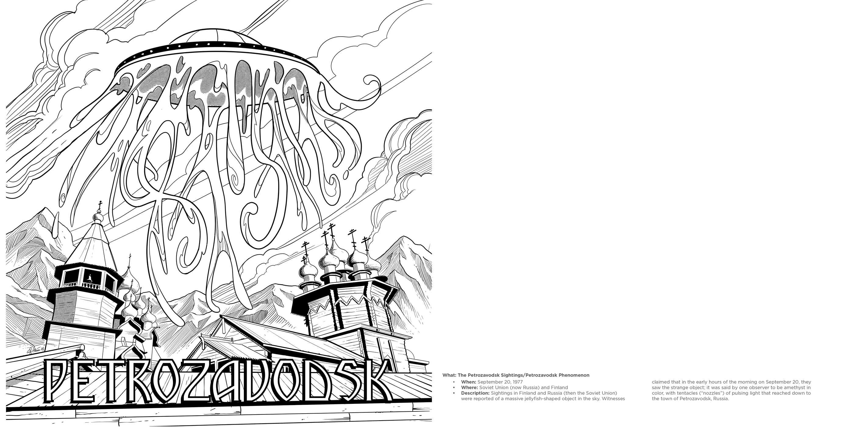 The Alien Encounters Coloring Book | Book by Andy Price | Official ...