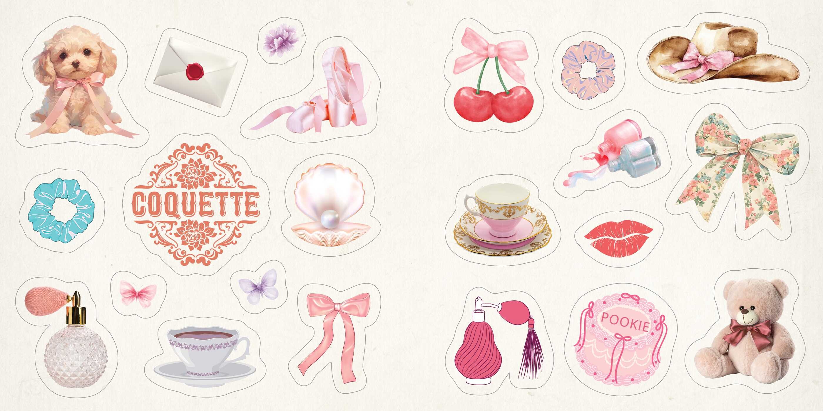 Coquette Stickers | Book by Adams Media | Official Publisher Page ...
