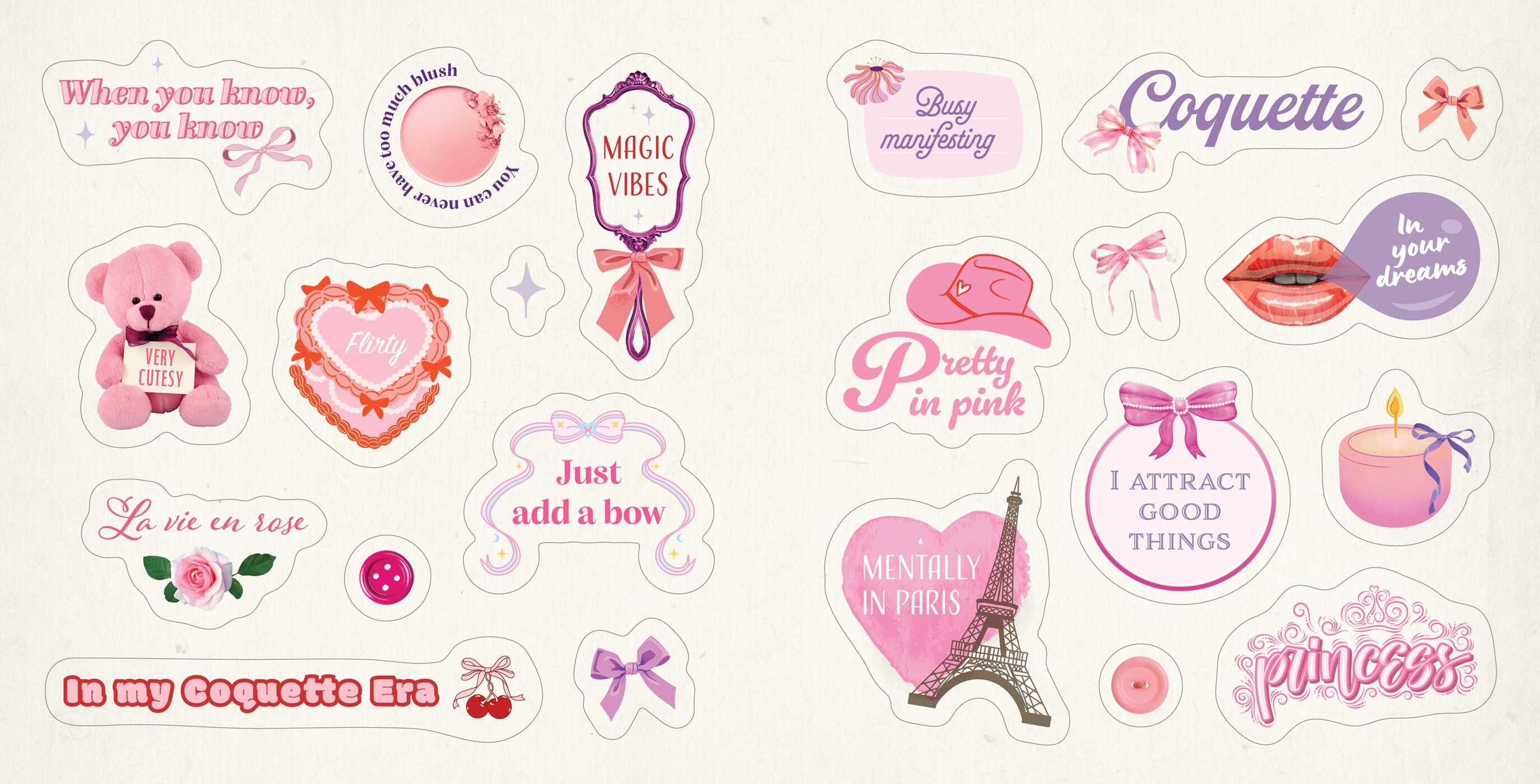 Coquette Stickers | Book by Adams Media | Official Publisher Page ...