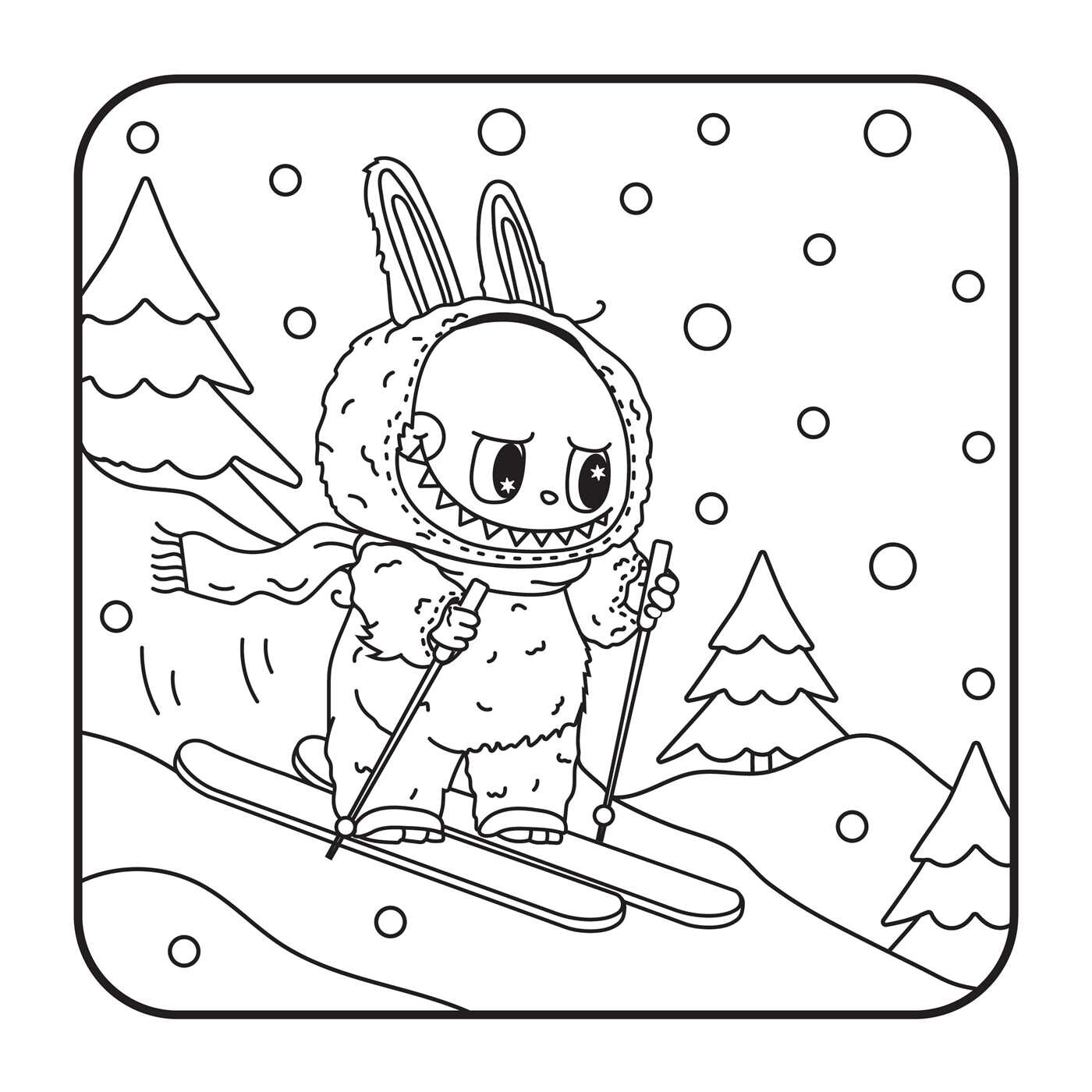 The Very Merry Lafufu Coloring Book | Book by Adams Media | Official ...