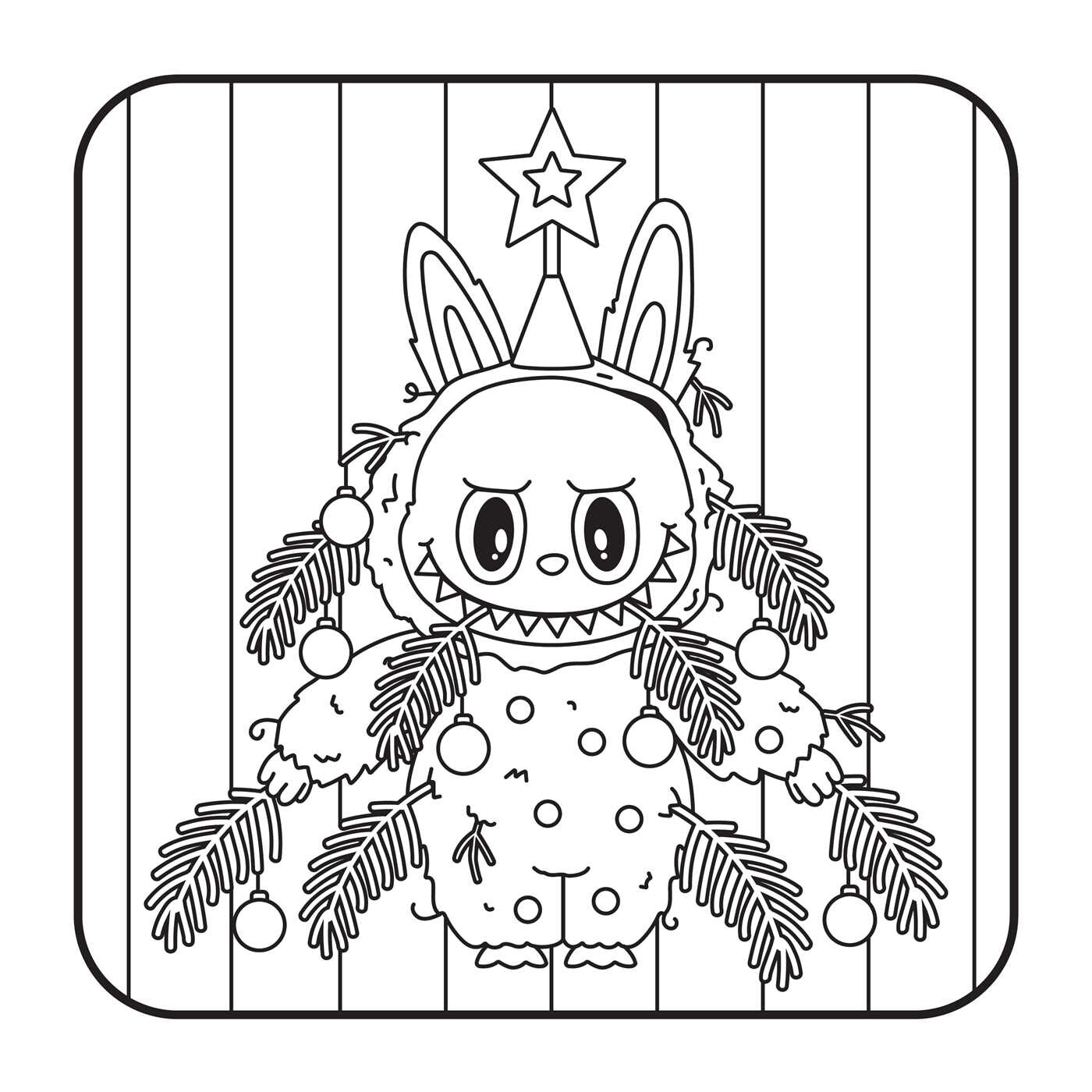 The Very Merry Lafufu Coloring Book | Book by Adams Media | Official ...
