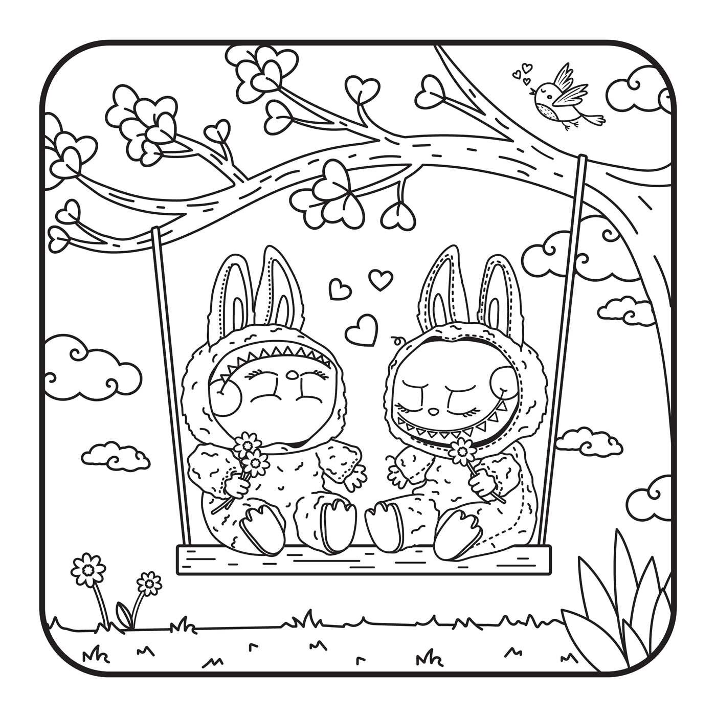 The Lafufu in Love Coloring Book | Book by Adams Media | Official ...