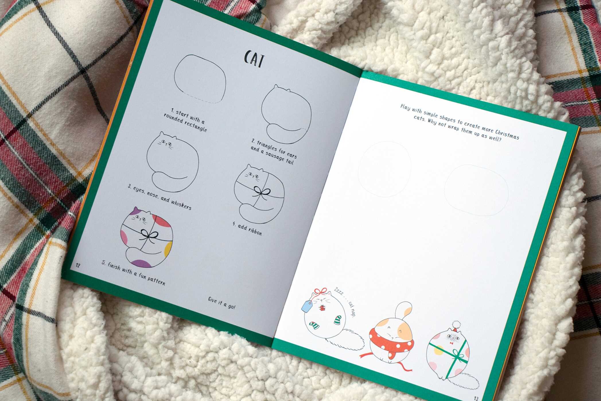 How to Draw a Reindeer and Other Christmas Creatures with Simple Shapes ...