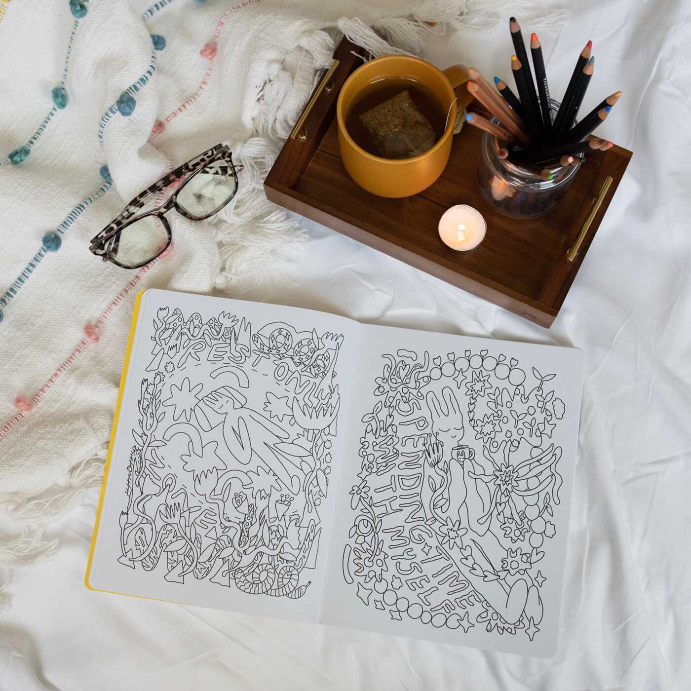 The Yumiverse Mindful Coloring Book | Book by Yumi Sakugawa | Official ...