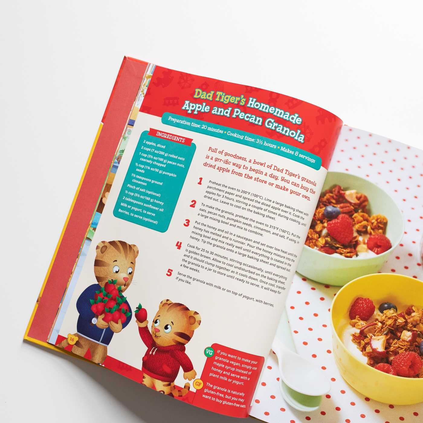 The Official Daniel Tiger Cookbook | Book by Rebecca Woods, Amazing15 ...