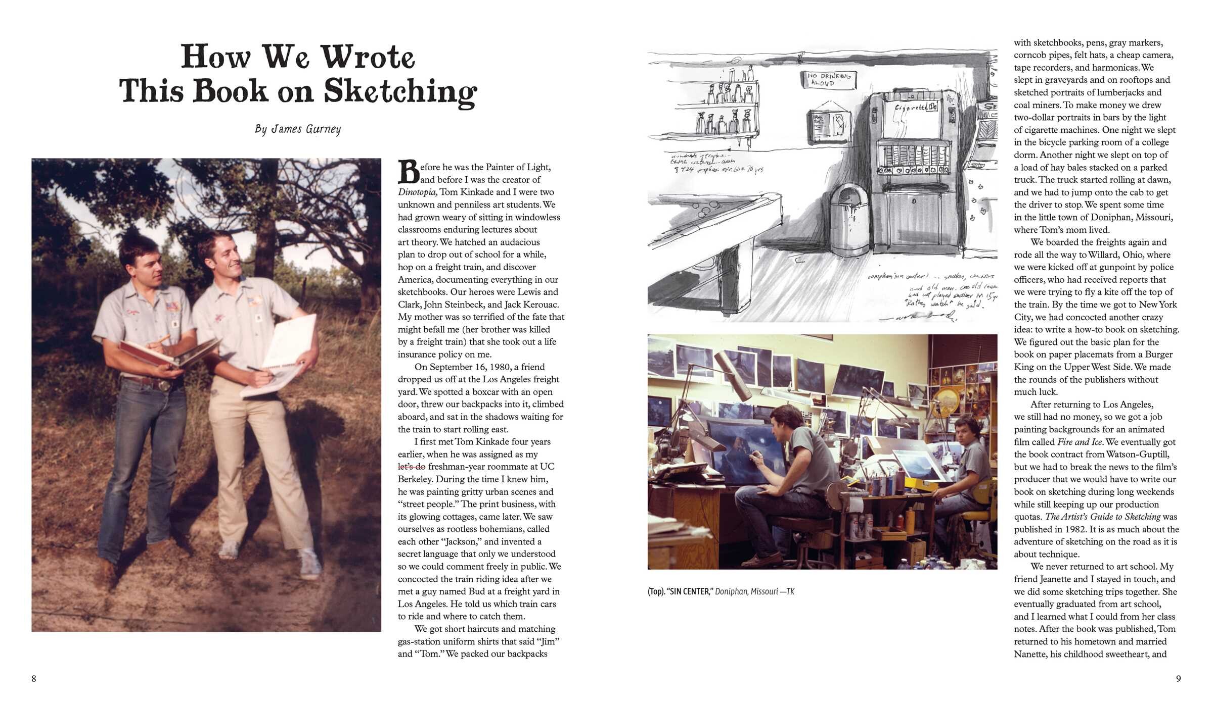 The Artist's Guide to Sketching | Book by James Gurney, Thomas Kinkade ...