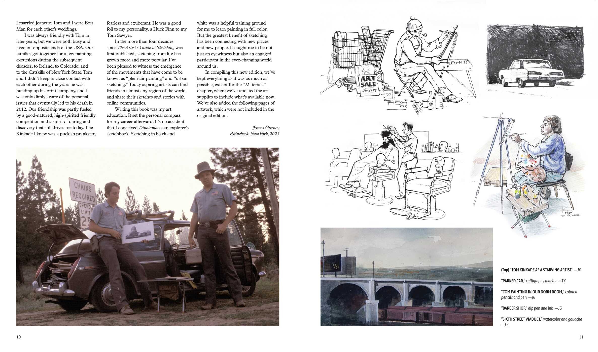 The Artist's Guide to Sketching | Book by James Gurney, Thomas Kinkade ...