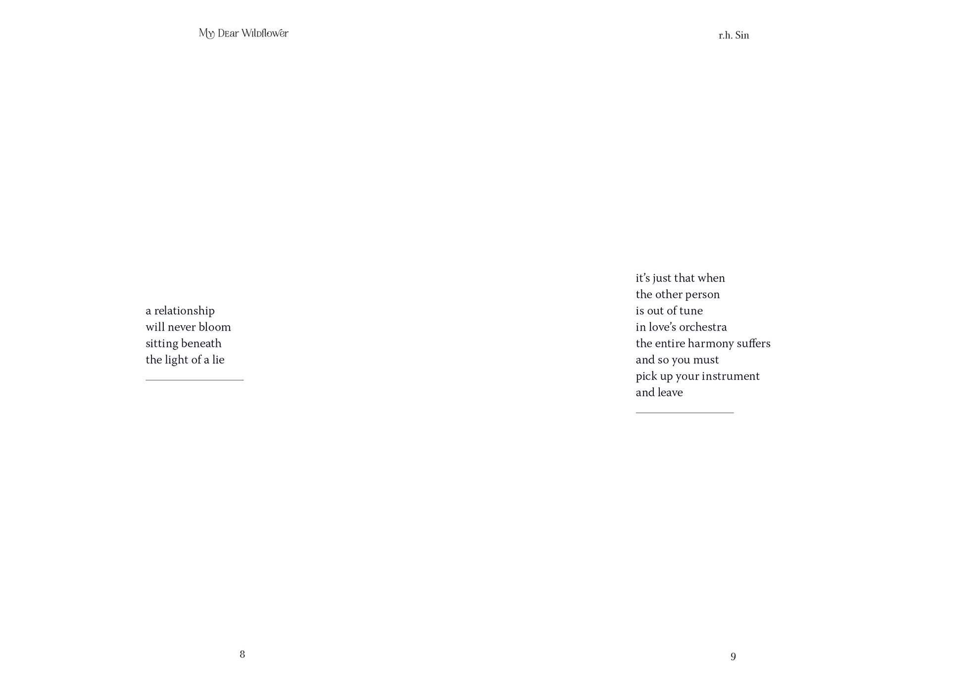 My Dear Wildflower | Book by r.h. Sin | Official Publisher Page | Simon ...