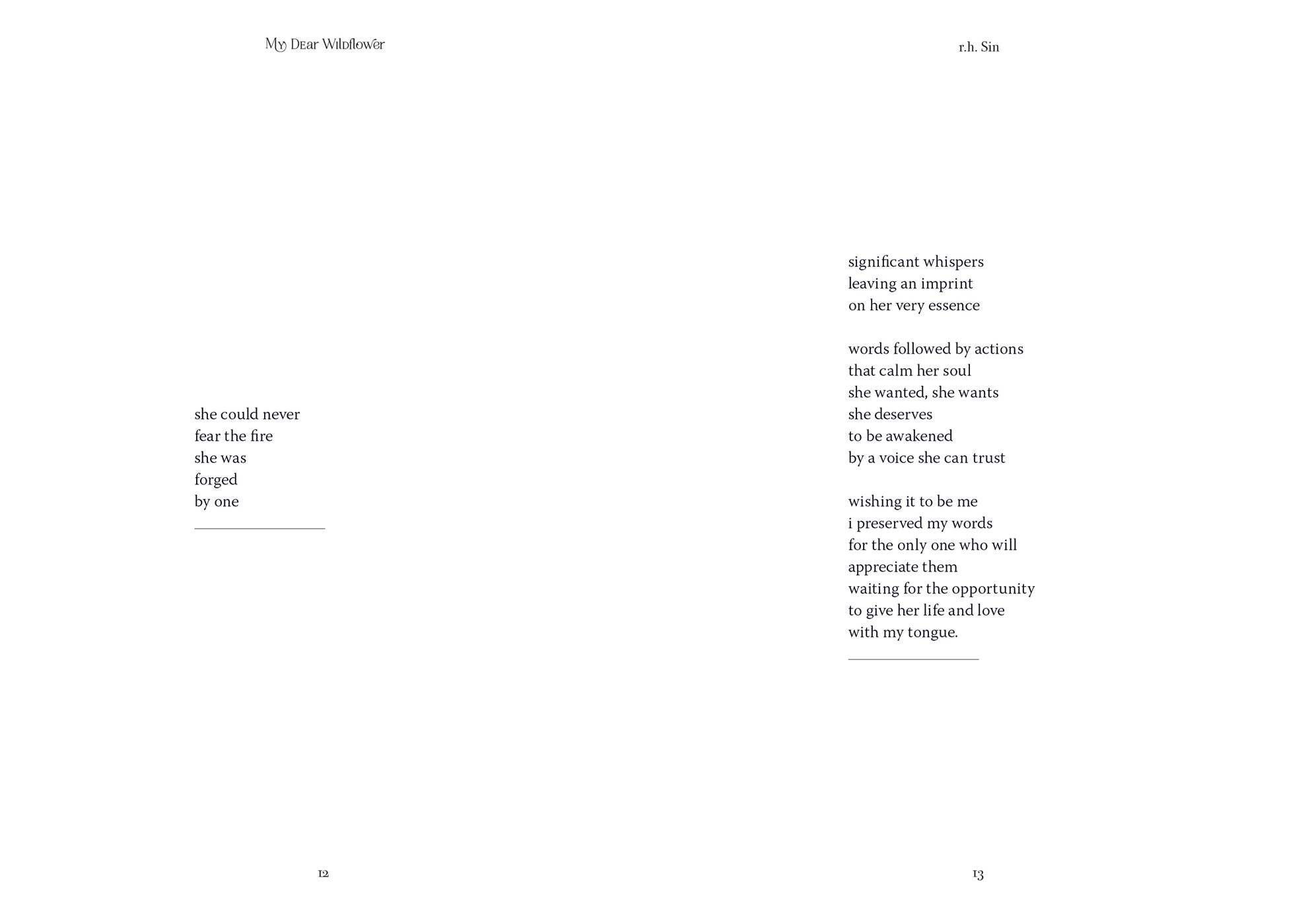 My Dear Wildflower | Book by r.h. Sin | Official Publisher Page | Simon ...