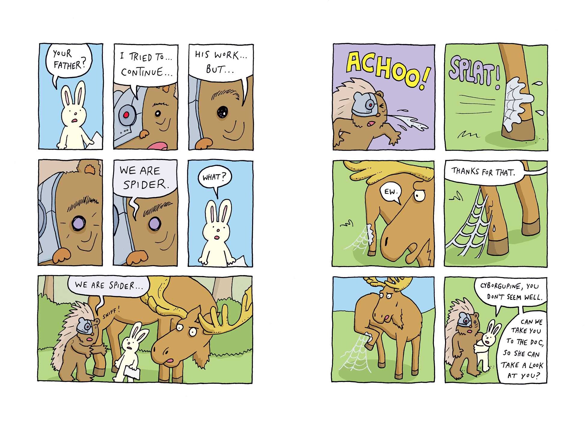 Laser Moose and Rabbit Boy: Spidermania | Book by Doug Savage ...