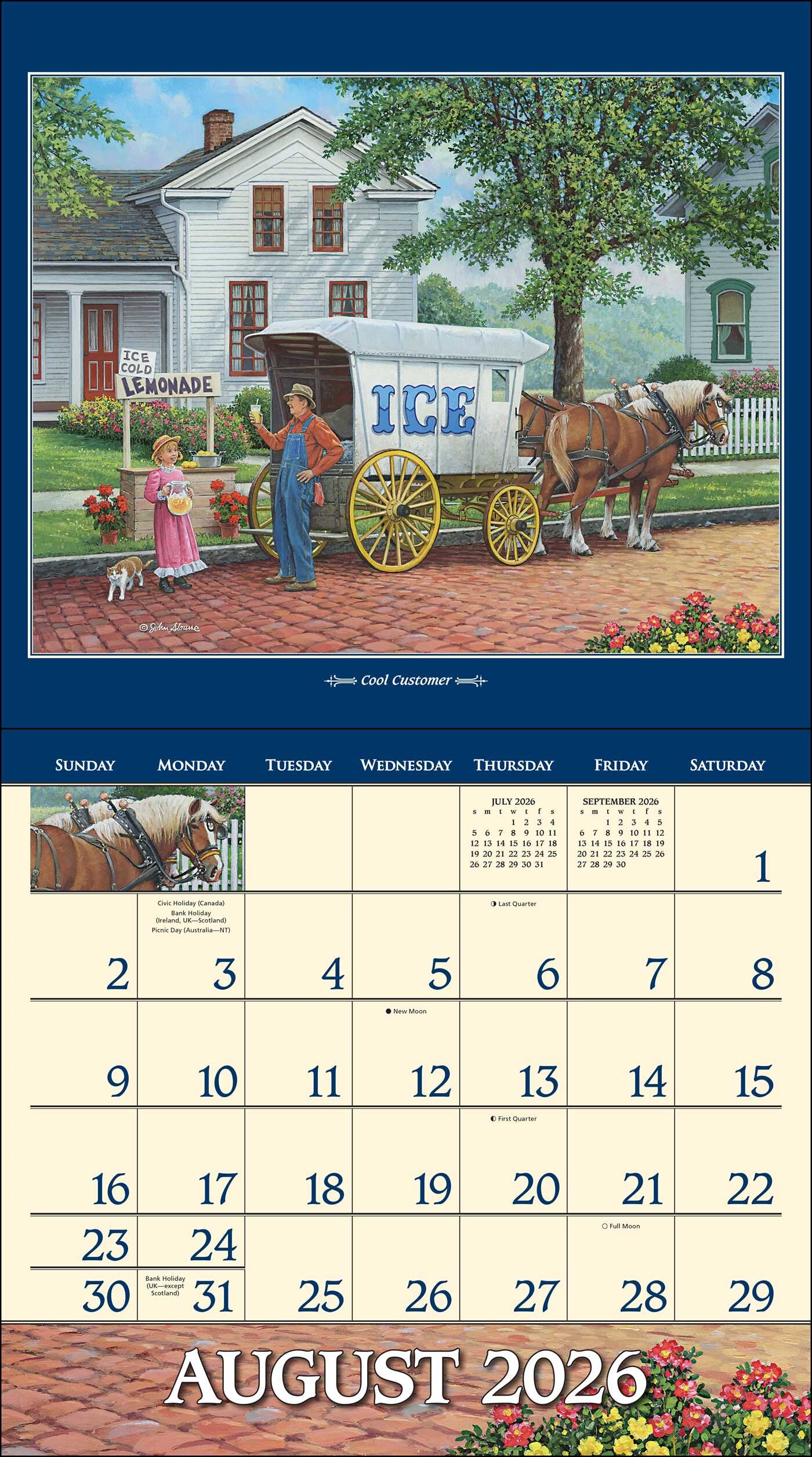 John Sloane's Country Seasons® 2026 Deluxe Wall Calendar - Book Summary ...
