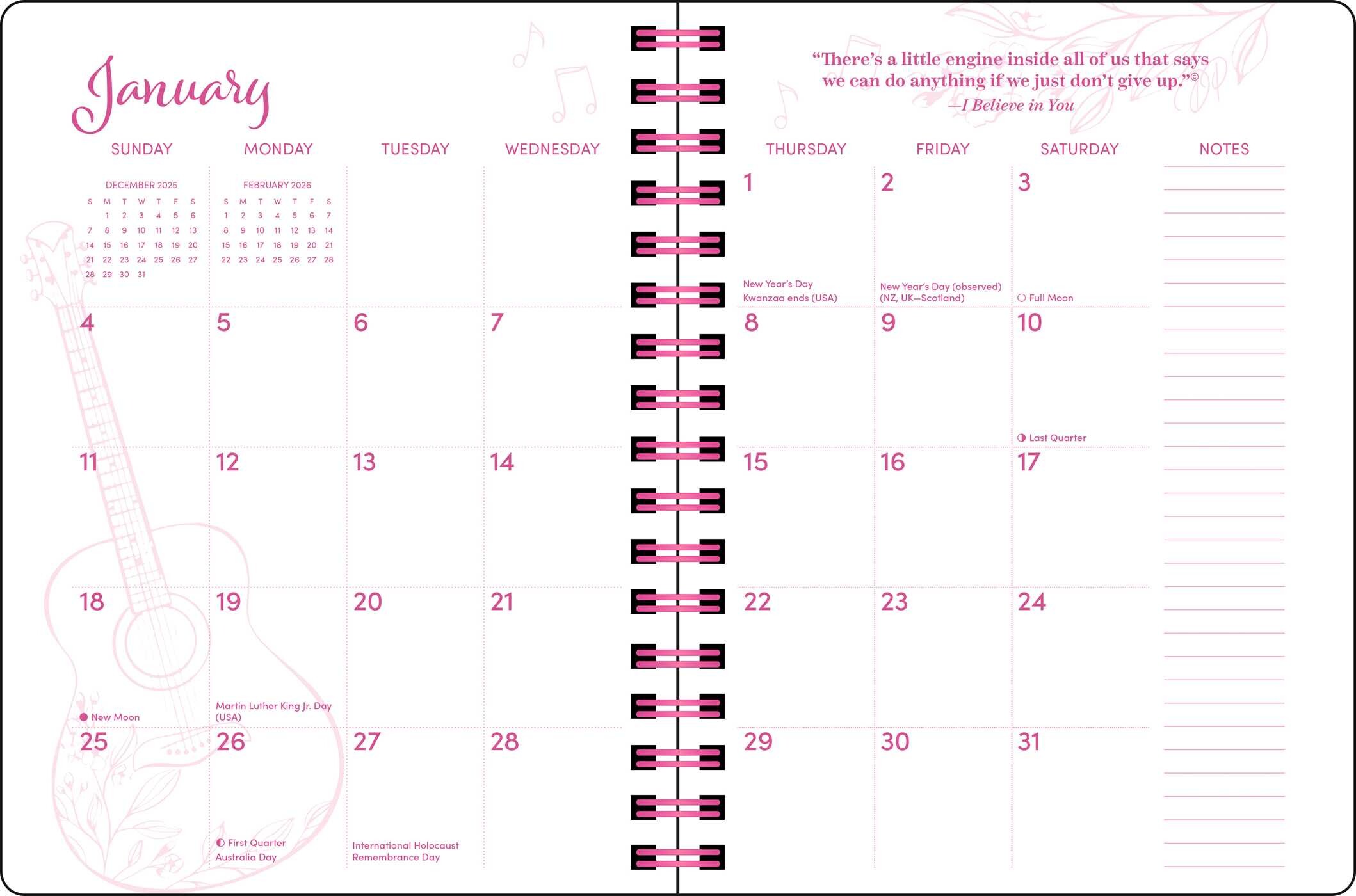 Dolly Parton A Year in Songs Deluxe Organizer 2026 Weekly Planner ...