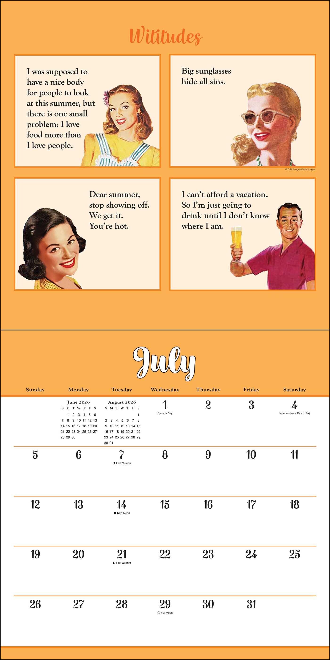 Wititudes 2026 Wall Calendar - Book Summary & Video | Official ...