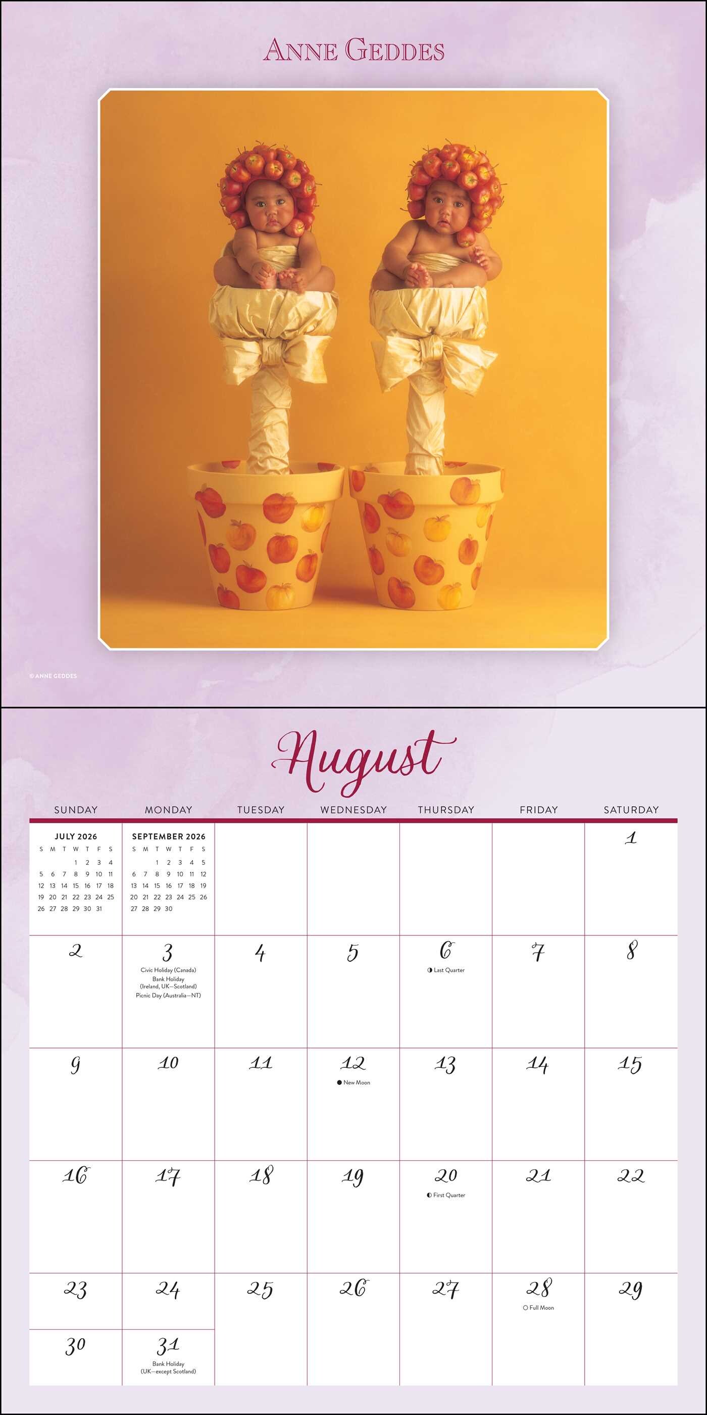 Anne Geddes 2026 Wall Calendar - Book Summary & Video | Official ...