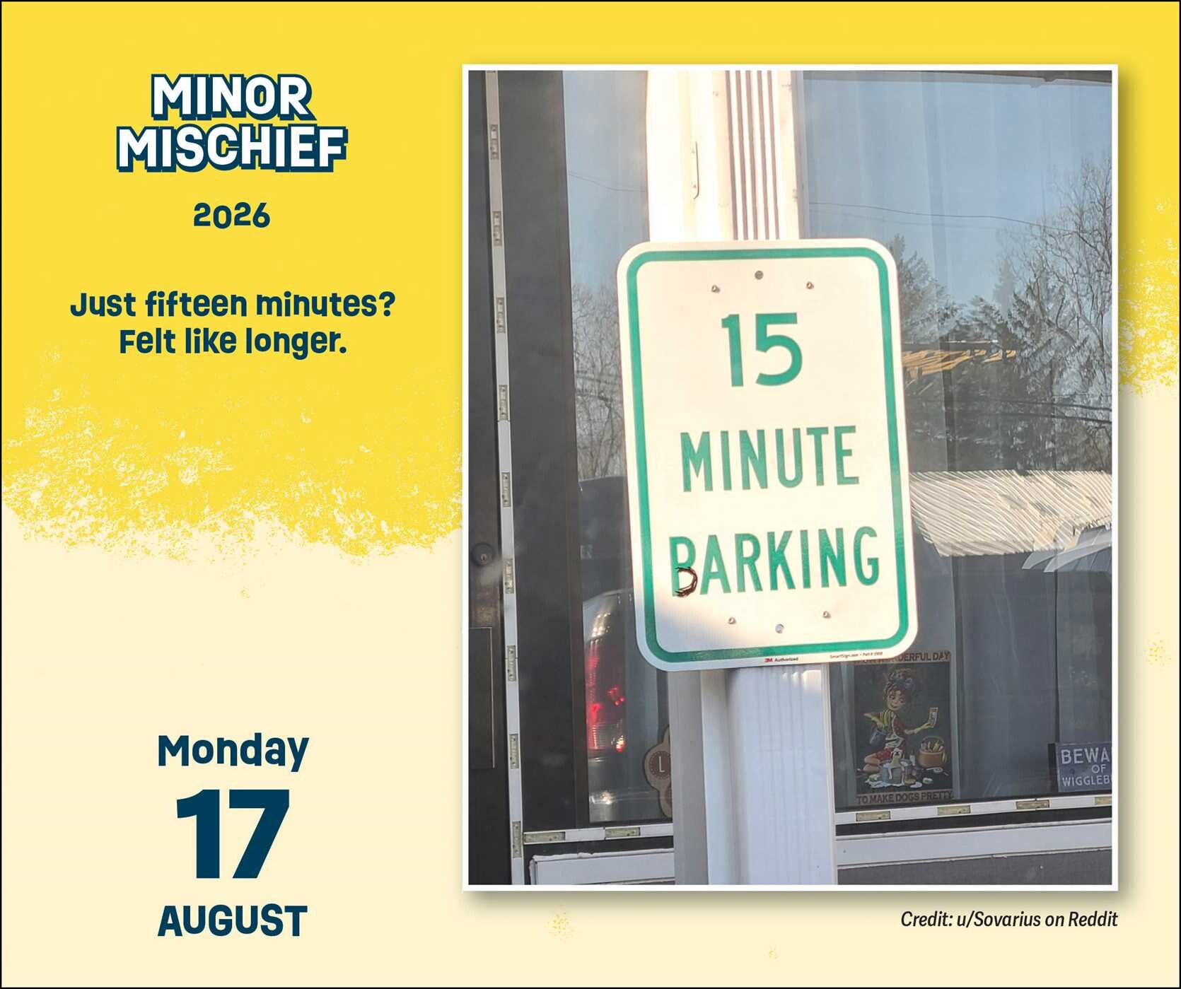 Minor Mischief 2026 Day-to-Day Calendar - Book Summary & Video ...