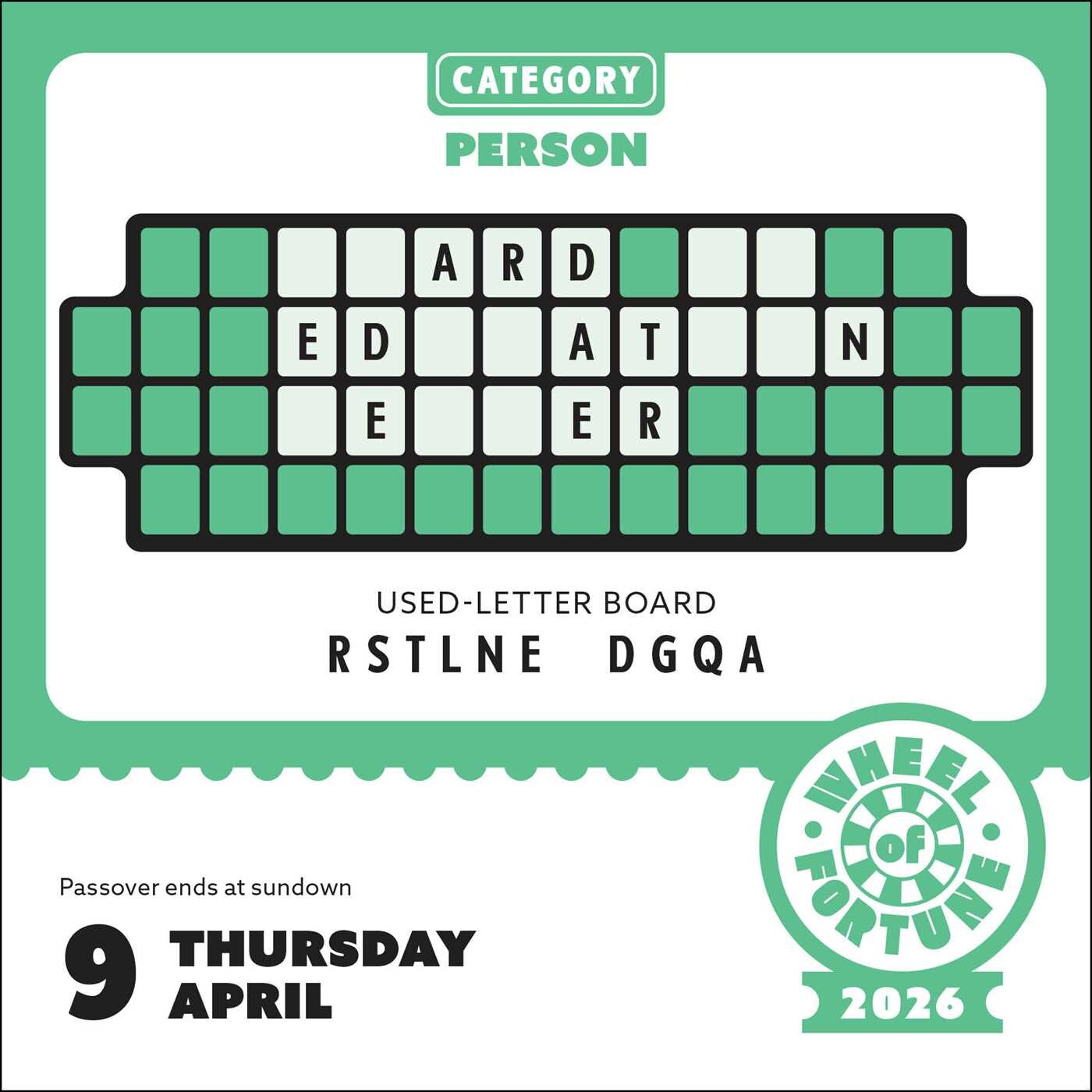 Wheel of Fortune 2026 Day-to-Day Calendar - Book Summary & Video ...