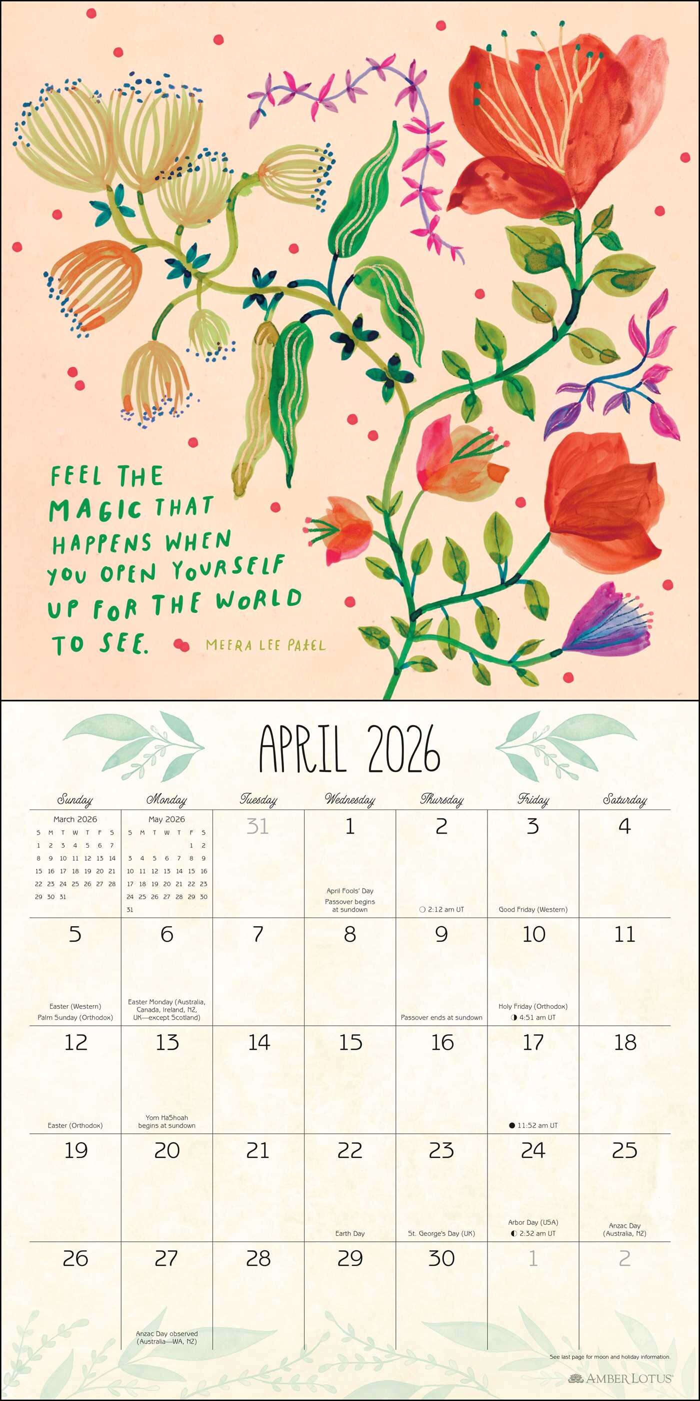 Meera Lee Patel 2026 Wall Calendar - Book Summary & Video | Official Publisher Page | Simon ...