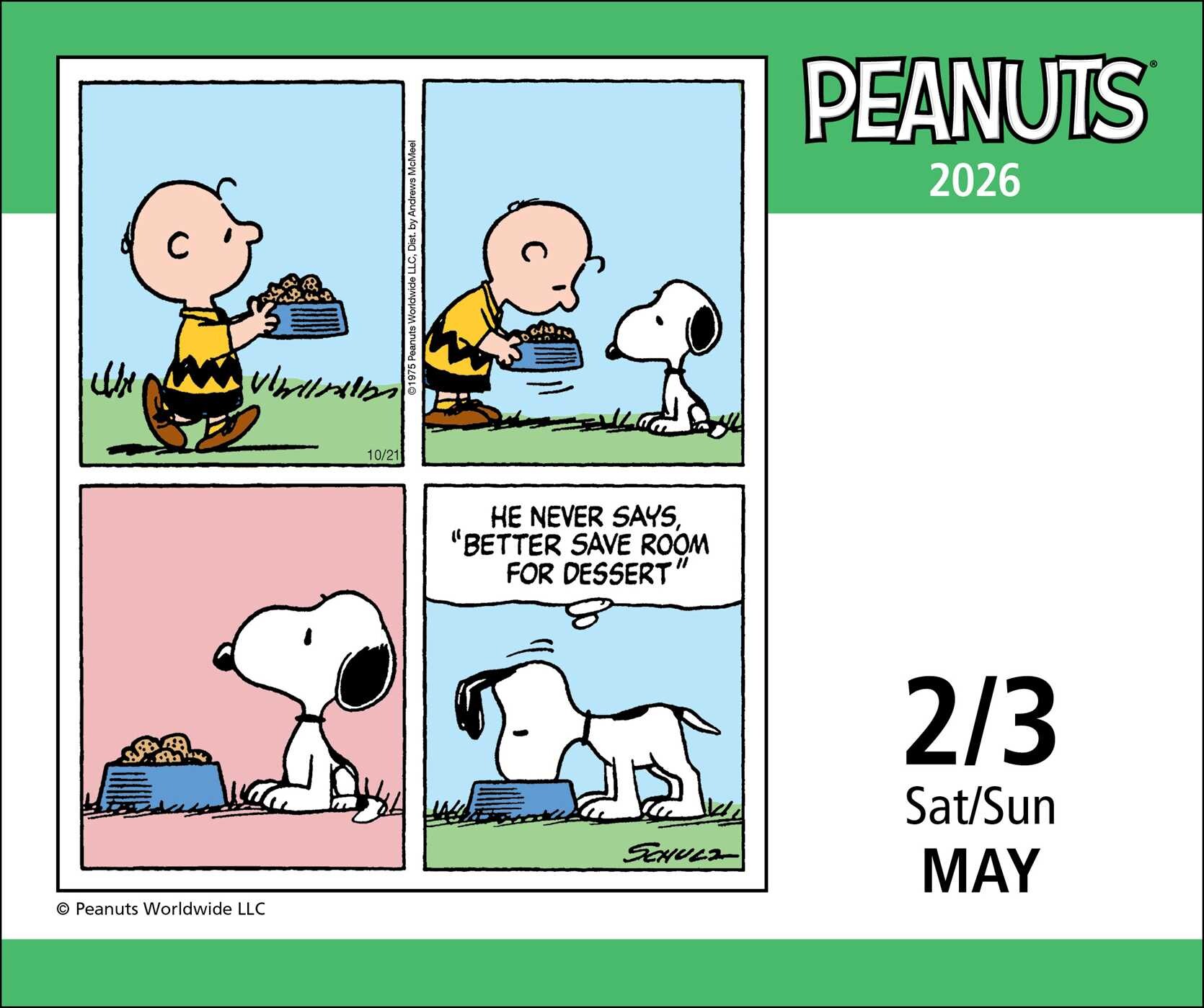 Peanuts® 2026 Day-to-Day Calendar - Book Summary & Video | Official ...