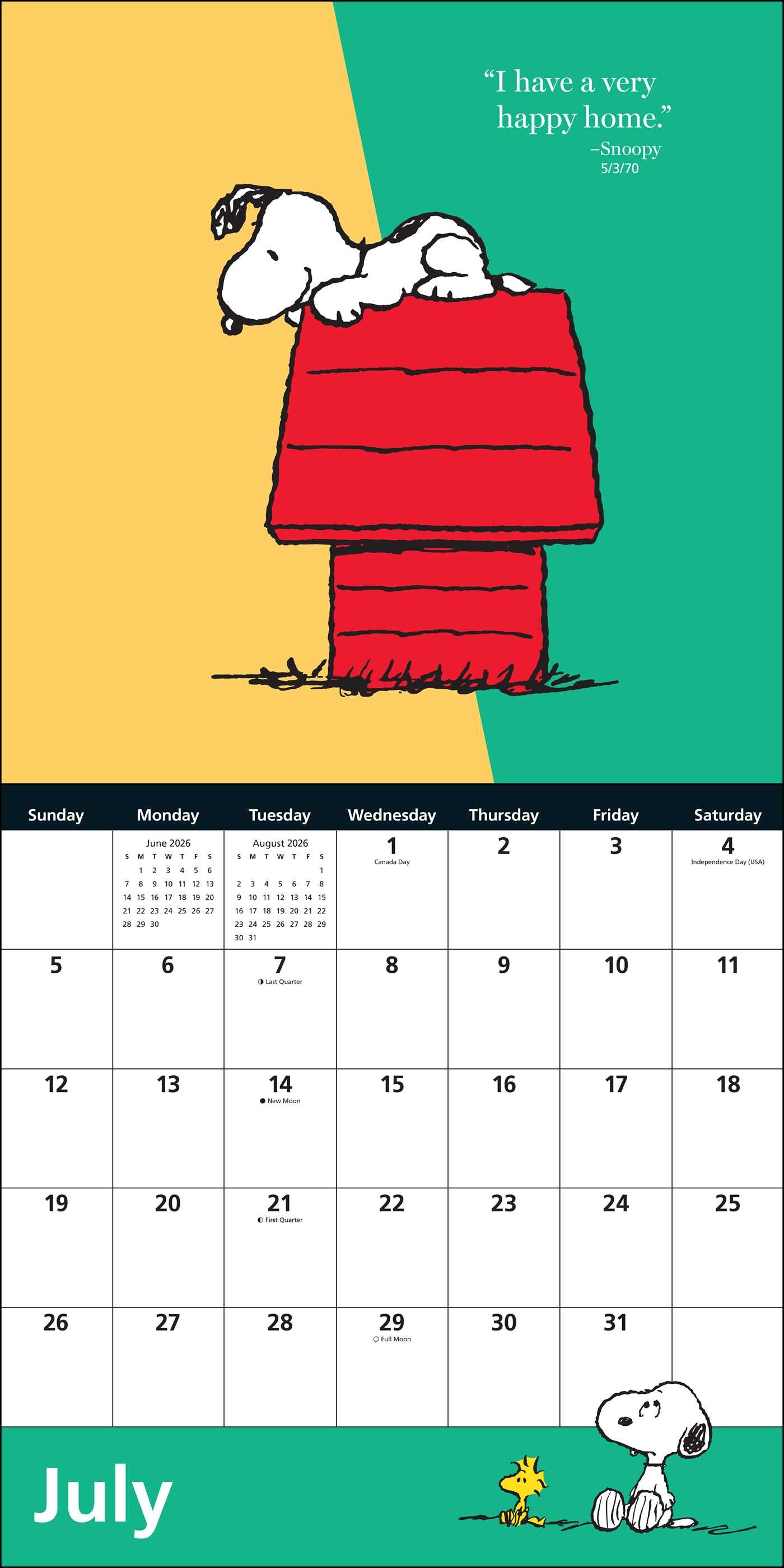 Peanuts® 2026 Wall Calendar - Book Summary & Video | Official Publisher ...