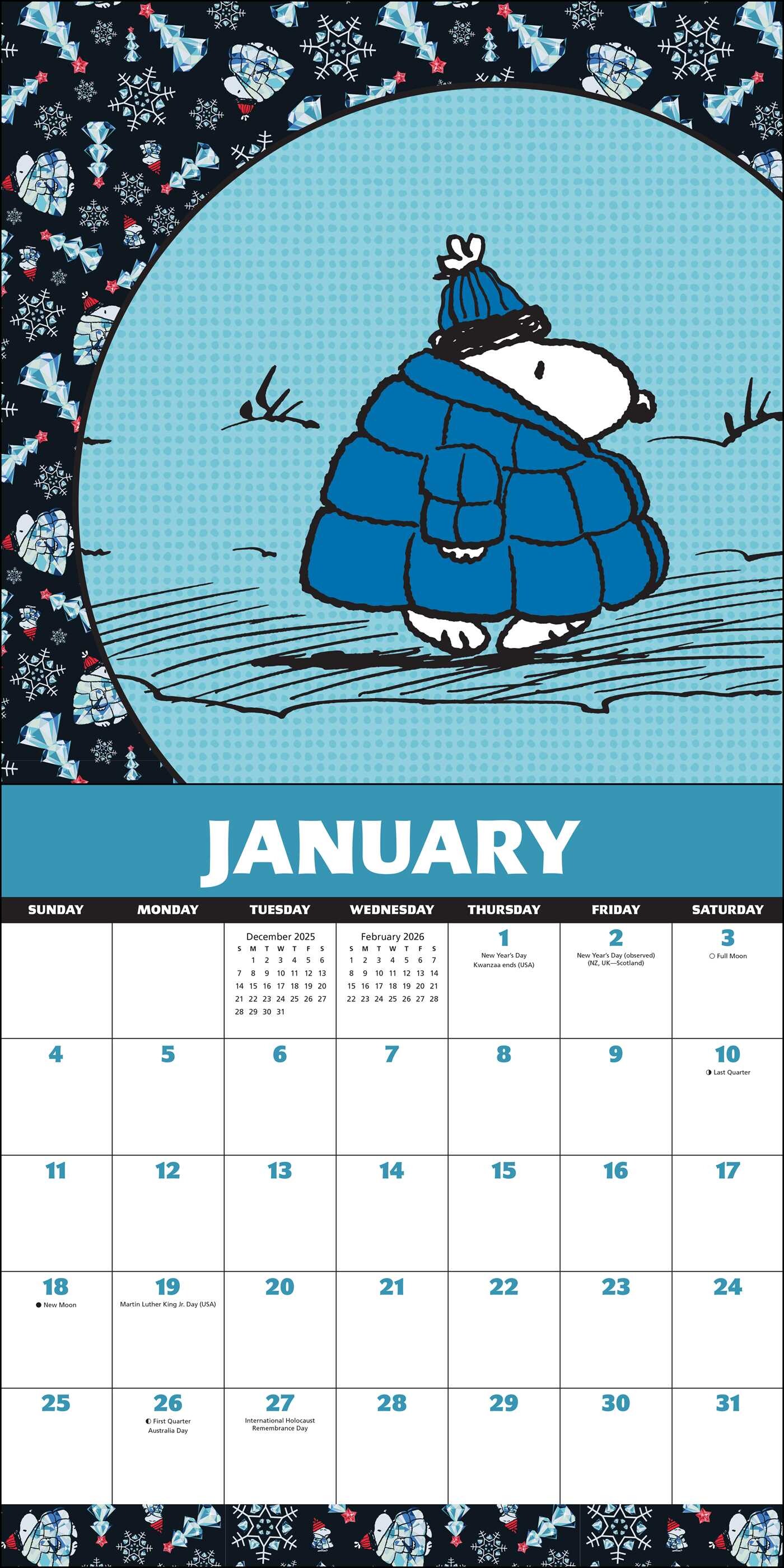 Peanuts®: Snoopy 2026 Wall Calendar - Book Summary & Video | Official ...