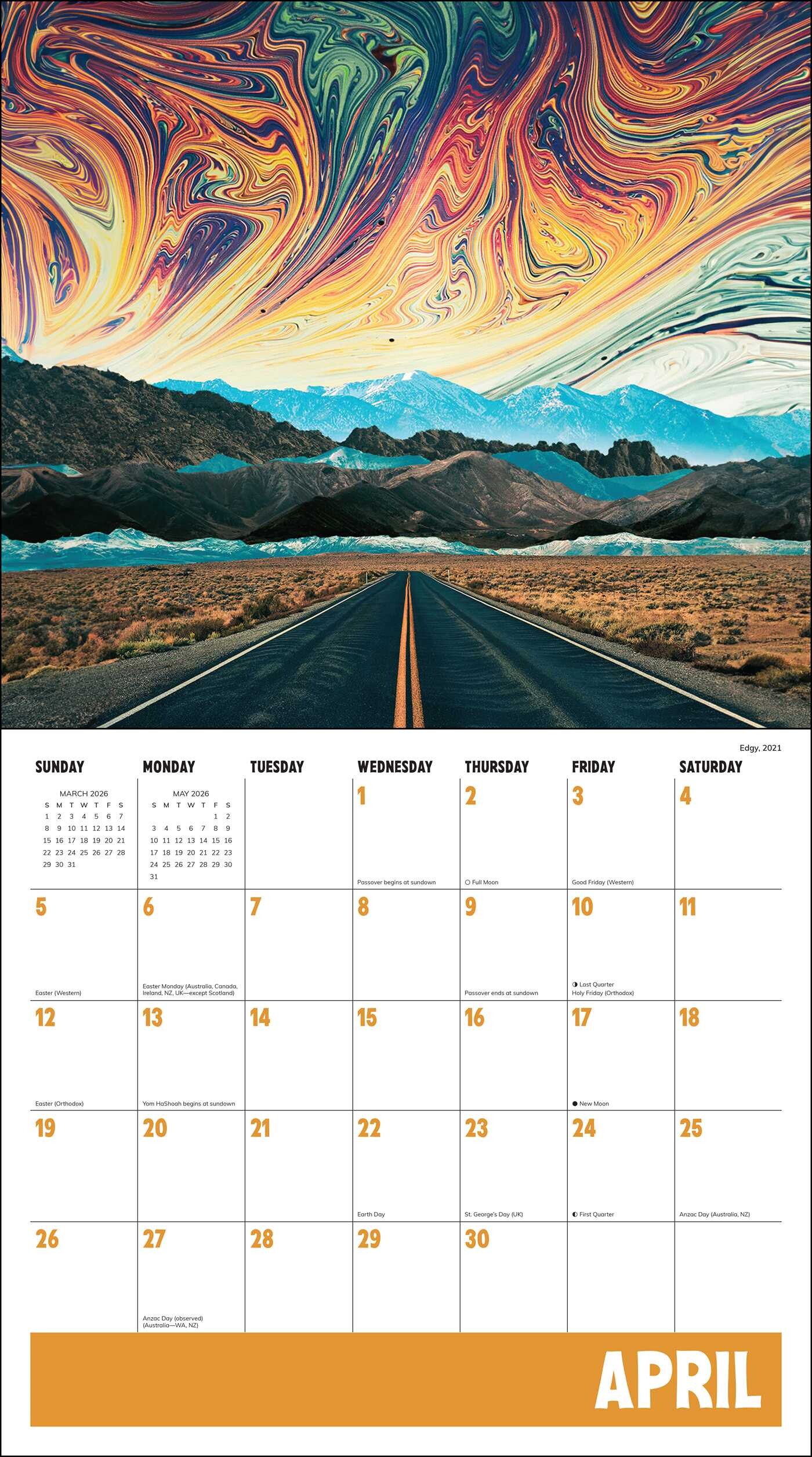 Imaginary Realms 2026 Deluxe Wall Calendar - Book Summary & Video ...