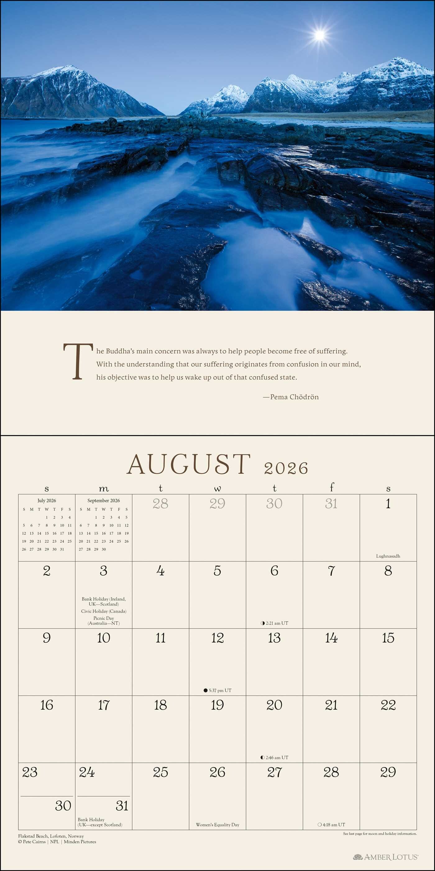 Pema ChÃ¶drÃ¶n 2026 Wall Calendar - Book Summary & Video | Official ...